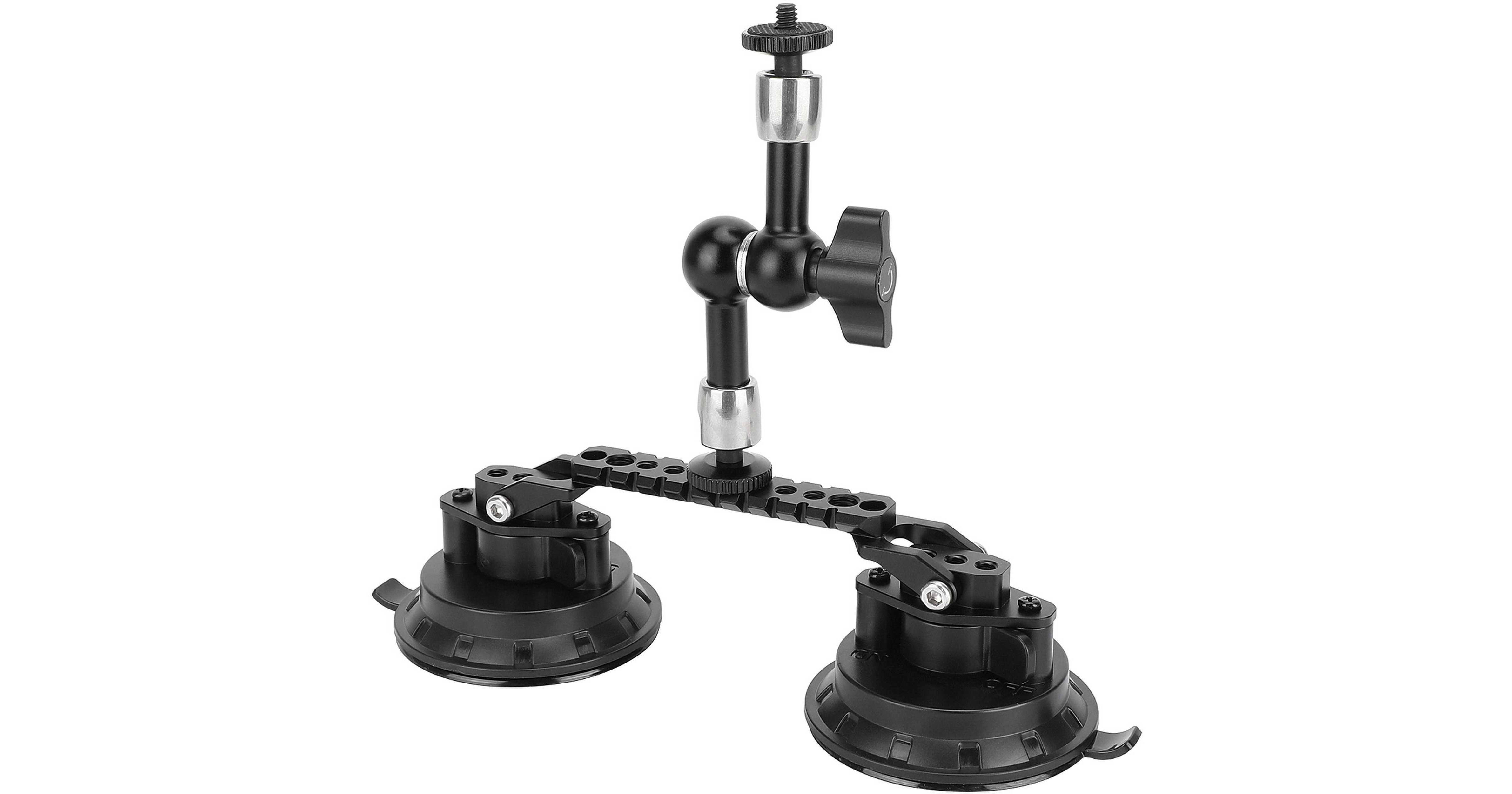 CAMVATE Dual Suction Cup Camera Mount with Articulating Arm