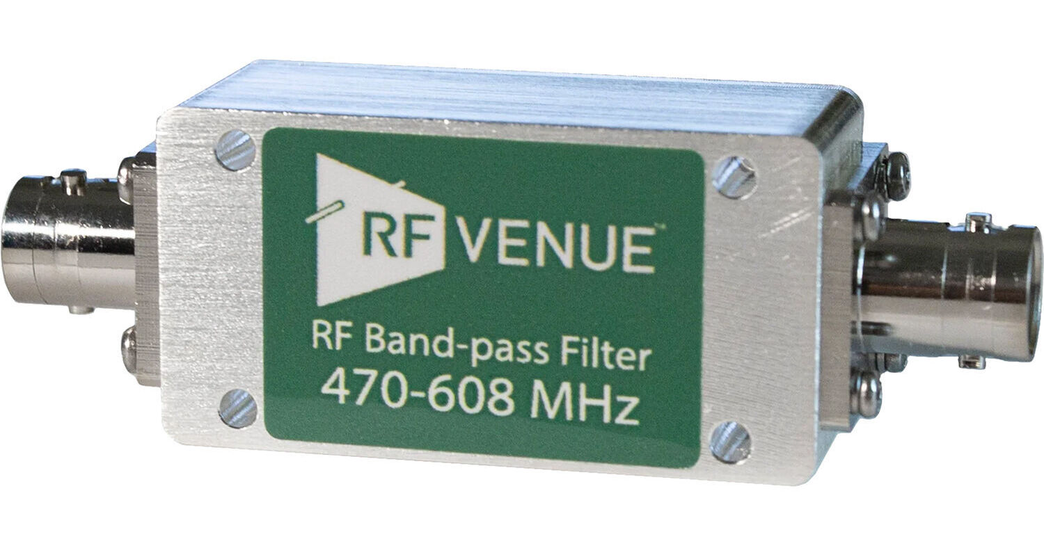 RF Venue RF Band-Pass Filter (470 to 608 MHz) BPF470T608 B&H