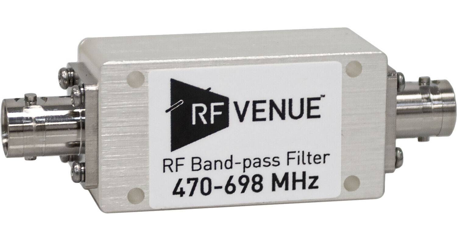 RF Venue RF Band-Pass Filter (470 to 698 MHz) BPF470T698 B&H
