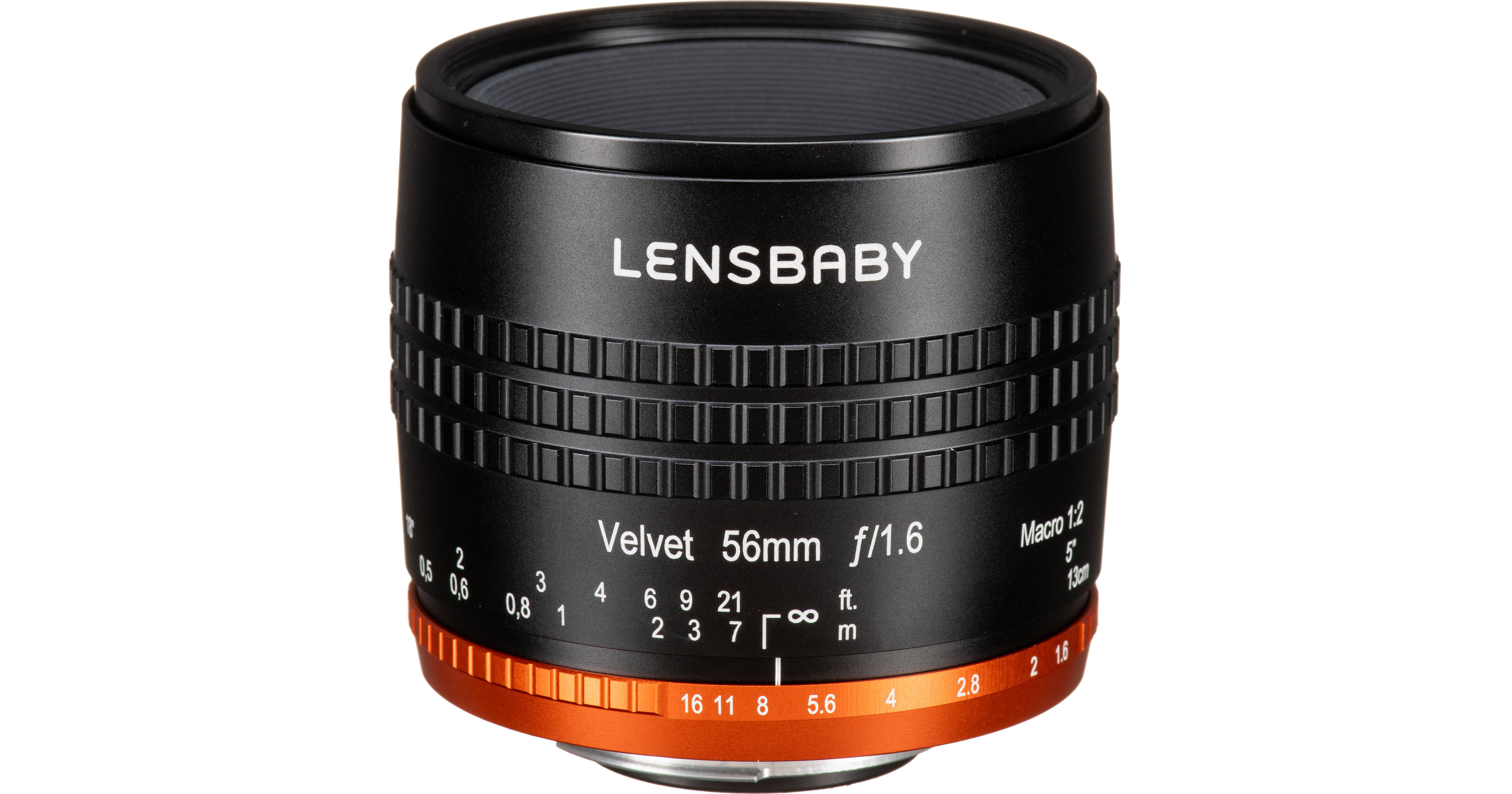Lensbaby Velvet 56mm f/1.6 Lens with Copper Rings LBV56CLEN B&H