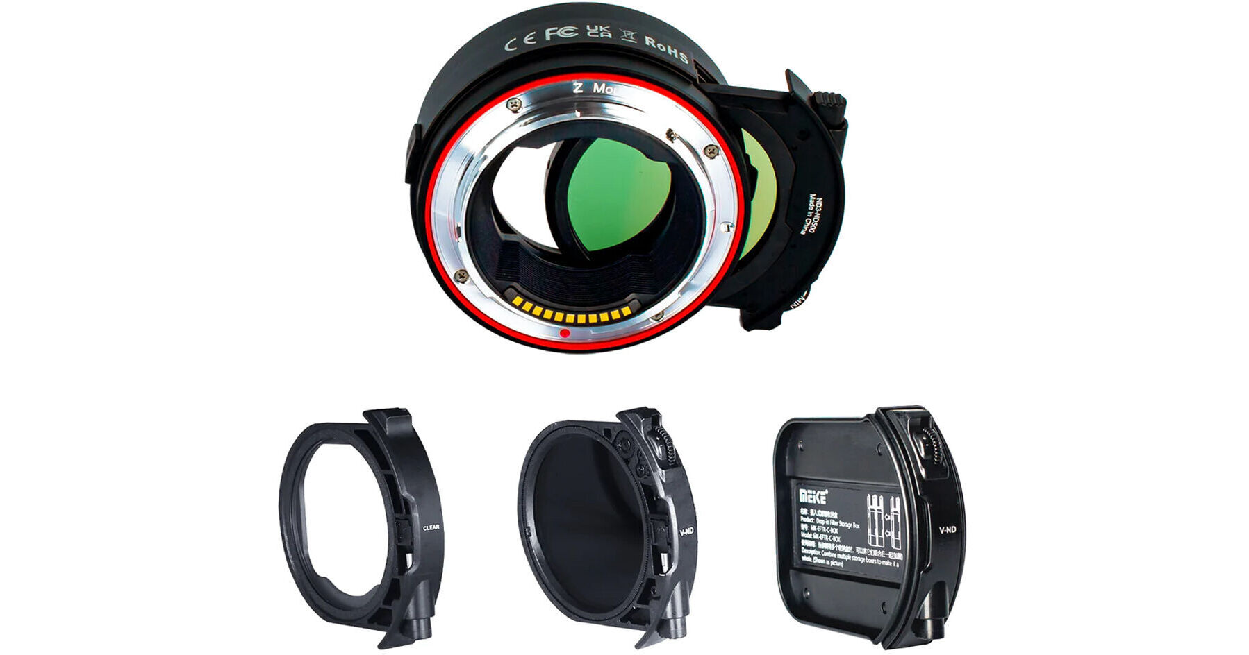 Meike Drop-In Filter Lens Adapter for EF/EF-S Lenses to