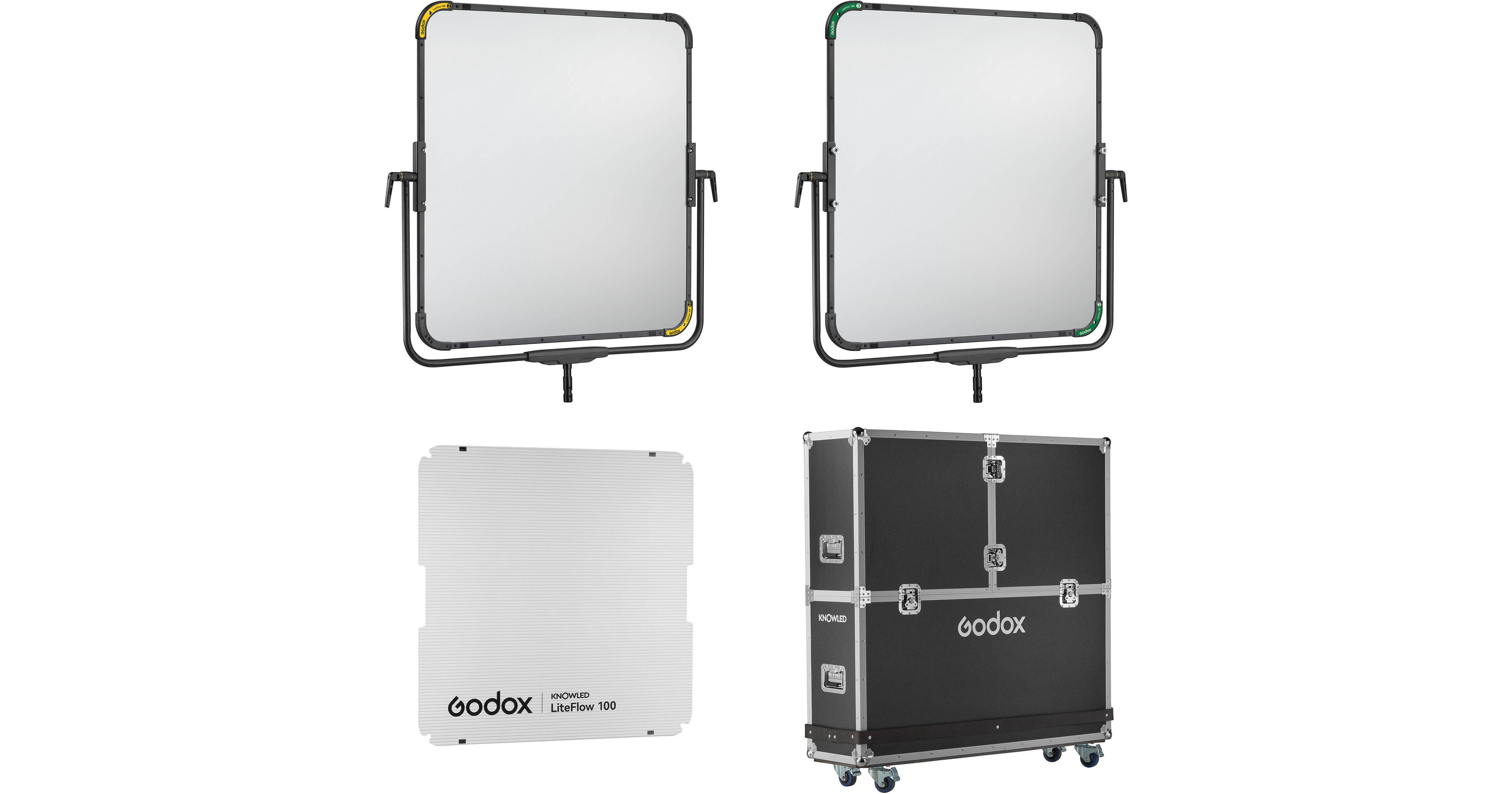 Godox KNOWLED LiteFlow 100 Double-Sided LITEFLOW 100 KIT B&H