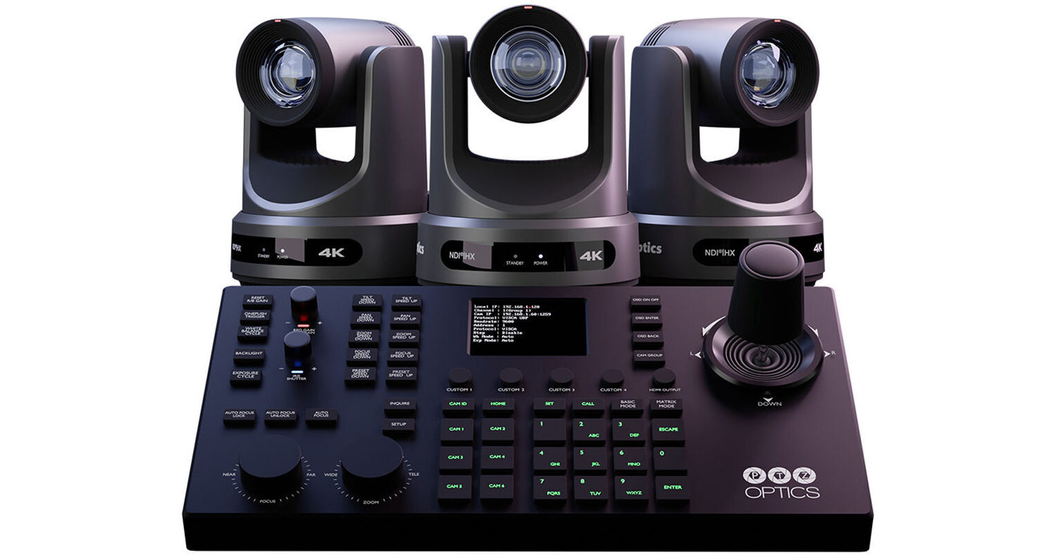 PTZOptics Producer-4K Camera & Controller PT20X4K-PRODUCER-SJOY