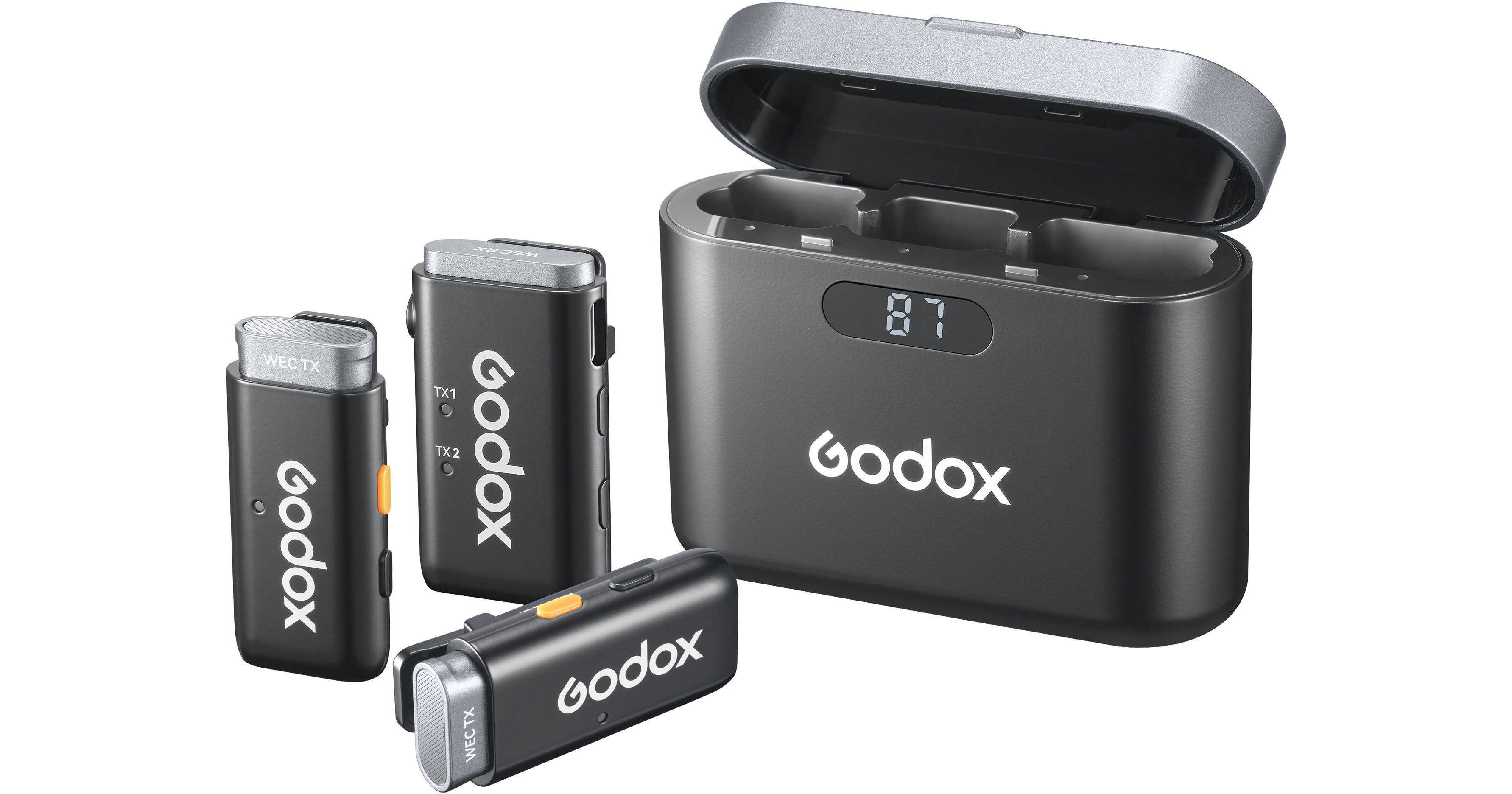 Godox WEC 2-Person Wireless Microphone System WEC KIT 2 B&H
