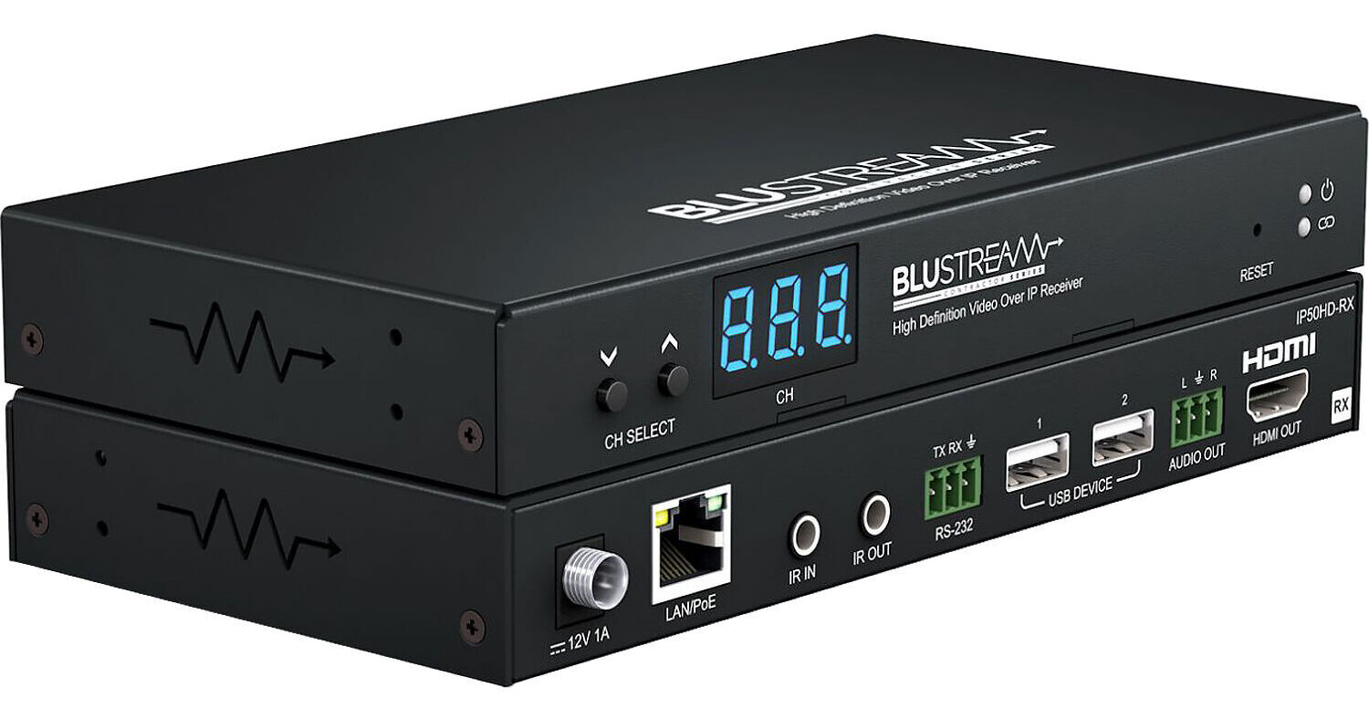 Blustream IP50HD-RX Contractor Series HD Video Receiver