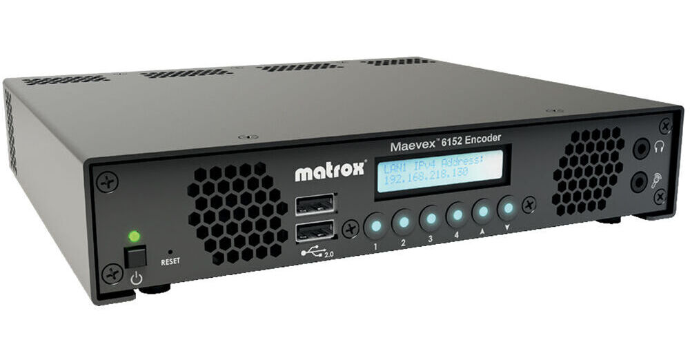 Matrox Maevex 6152 Quad 4K Enterprise Encoder MVX-E6152-42 B&H