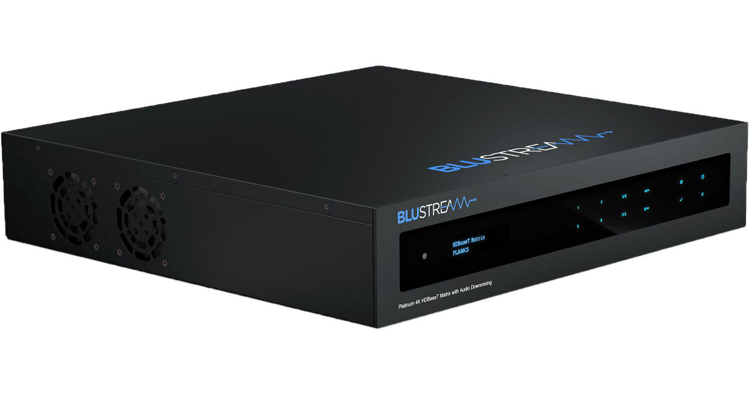 Blustream 8x8 4K HDMI 2.0 HDBaseT CSC AV Matrix Switcher PLA88CS