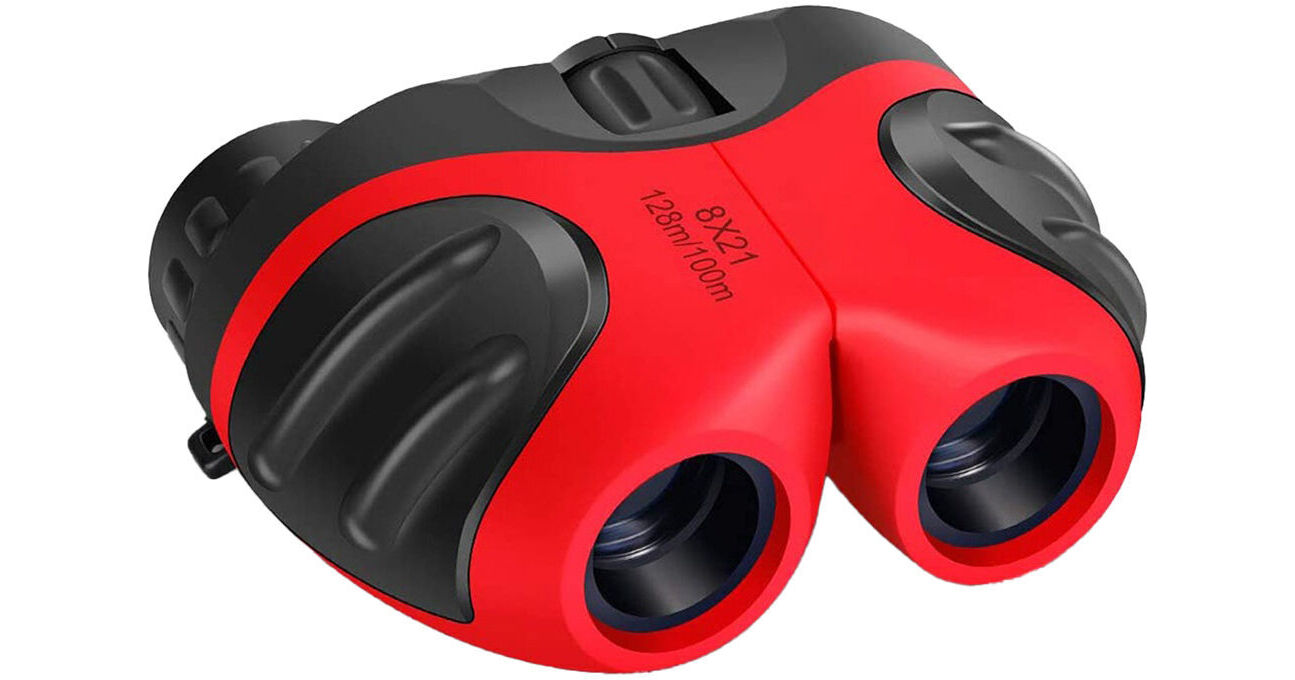 Apexel 8x21 Kids Binoculars (Red) APS-PB8X21-RD B&H Photo Video