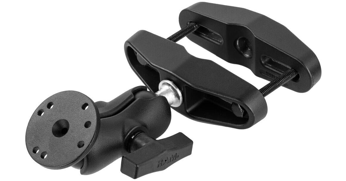 RAM MOUNTS Universal Post Clamp Mount with Round RAM-101U-B-247