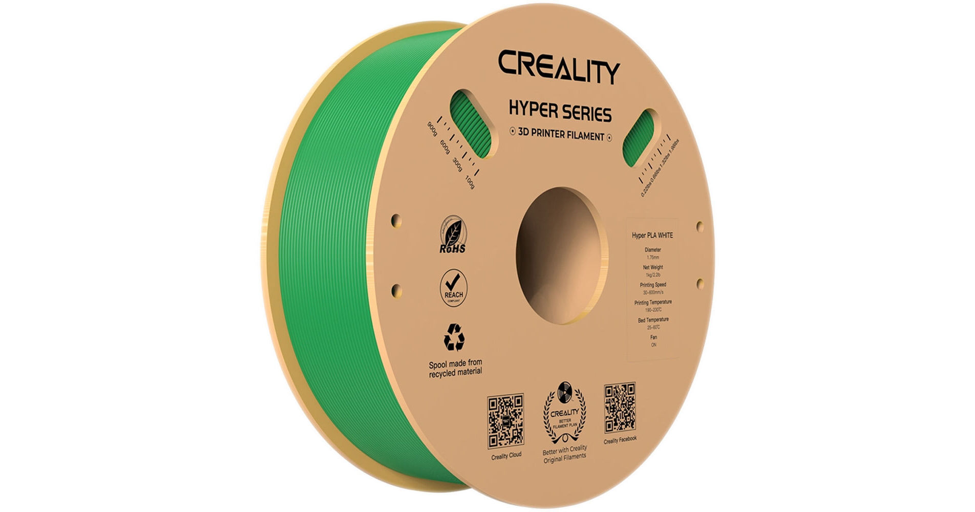 Creality Hyper Series PLA 3D Printing Filament HYPER PLA GREEN