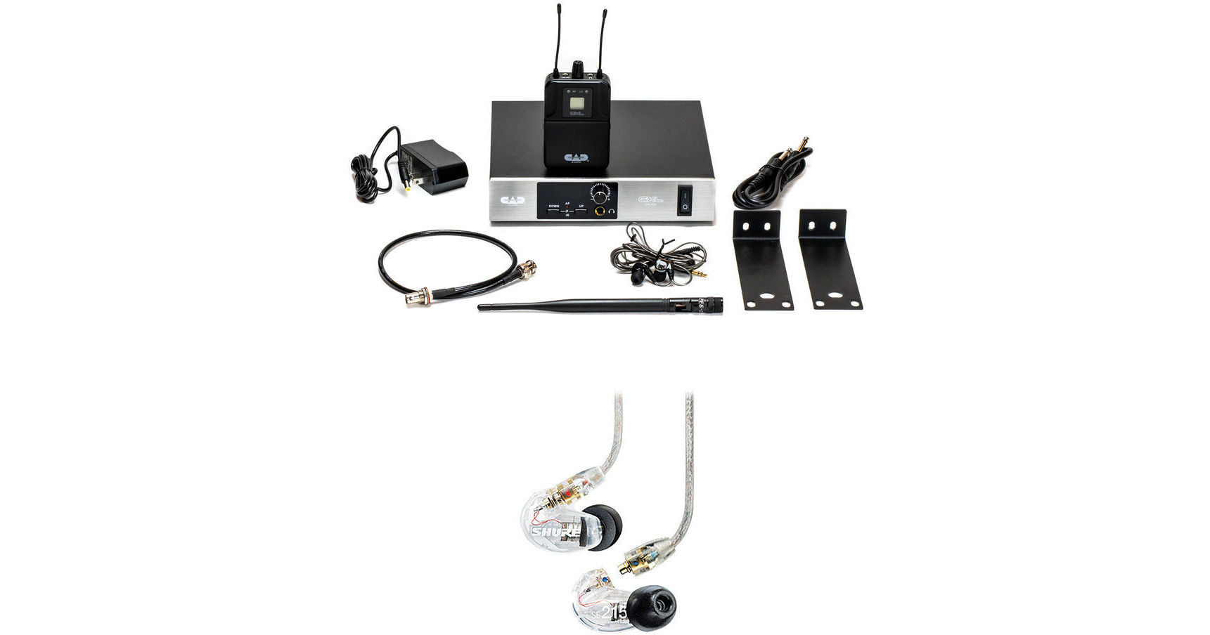 CAD GXLIEM Single-Mix In-Ear Wireless Monitoring System Kit with