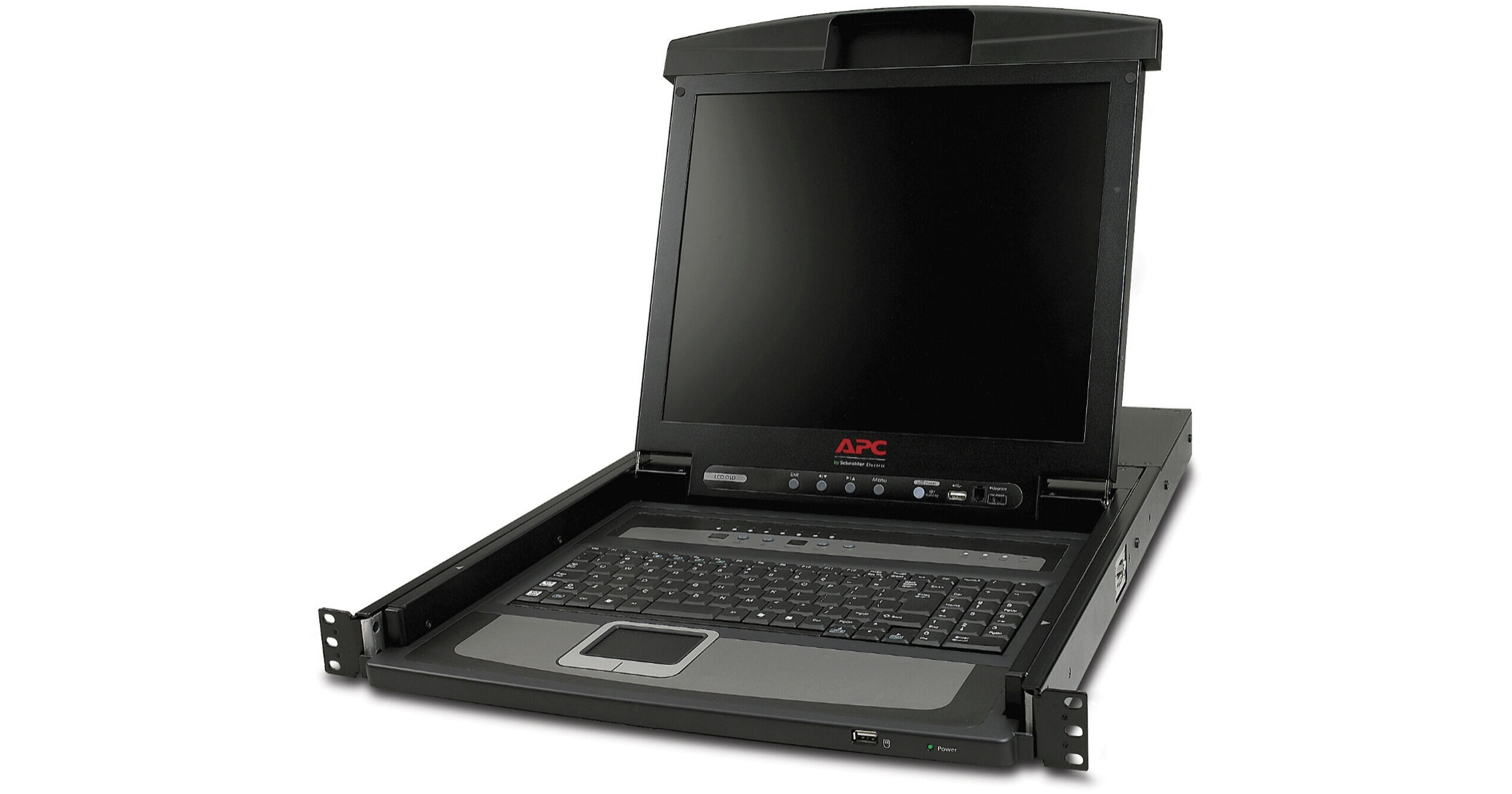 Apc 17 Rack Lcd Console With Integrated 8 Port Analog Kvm