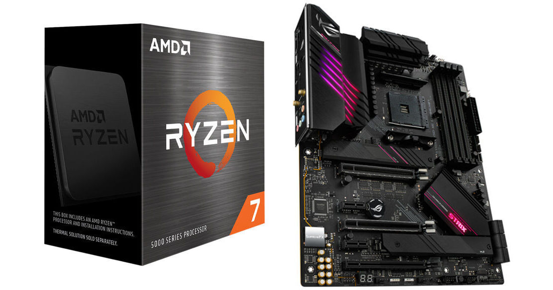AMD Ryzen 7 5800X 3.8 GHz Eight-Core AM4 Processor & ASUS ROG