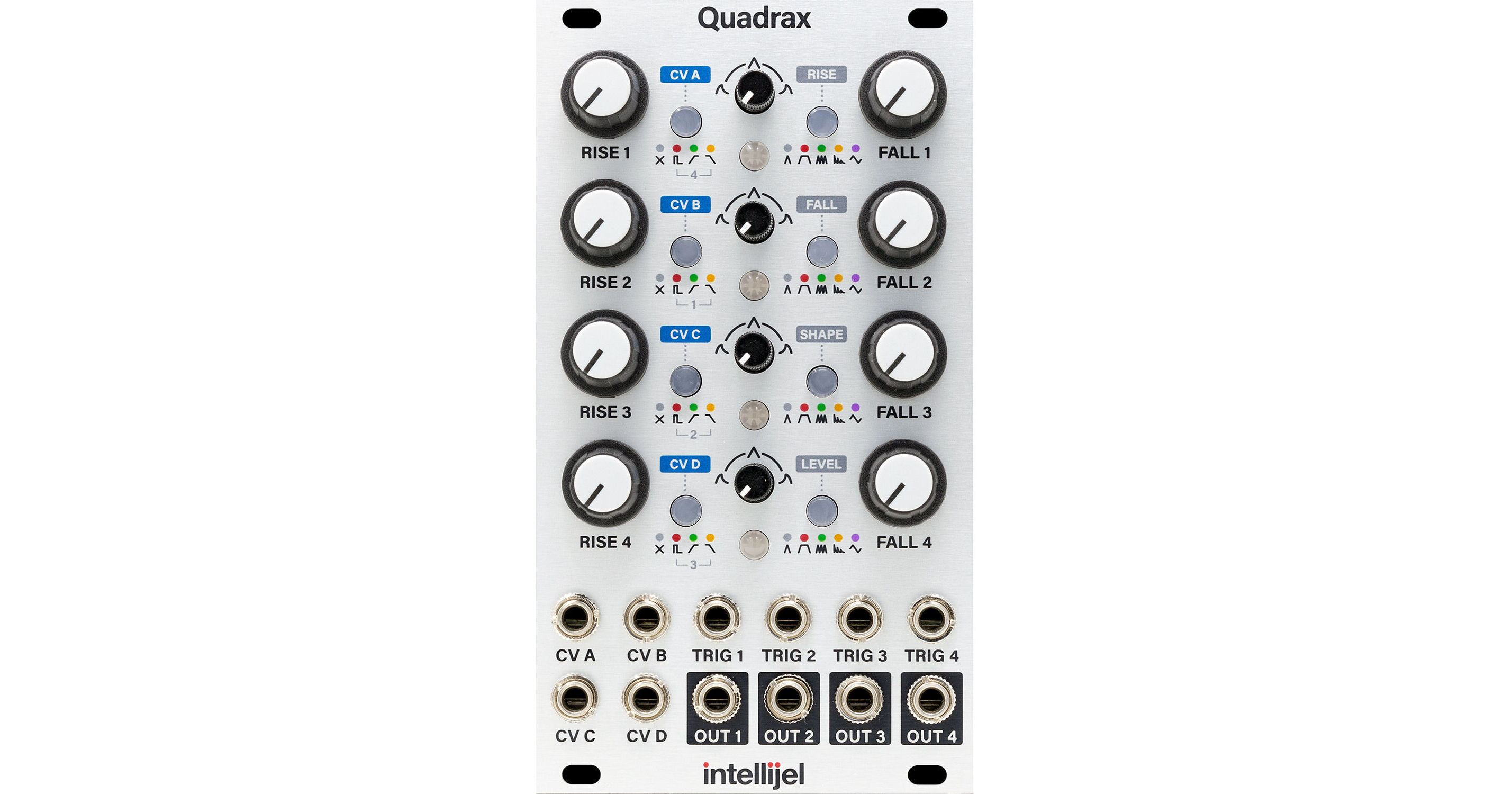 intellijel Quadrax Quad Function/Burst Generator/LFO QUADRAX-3U