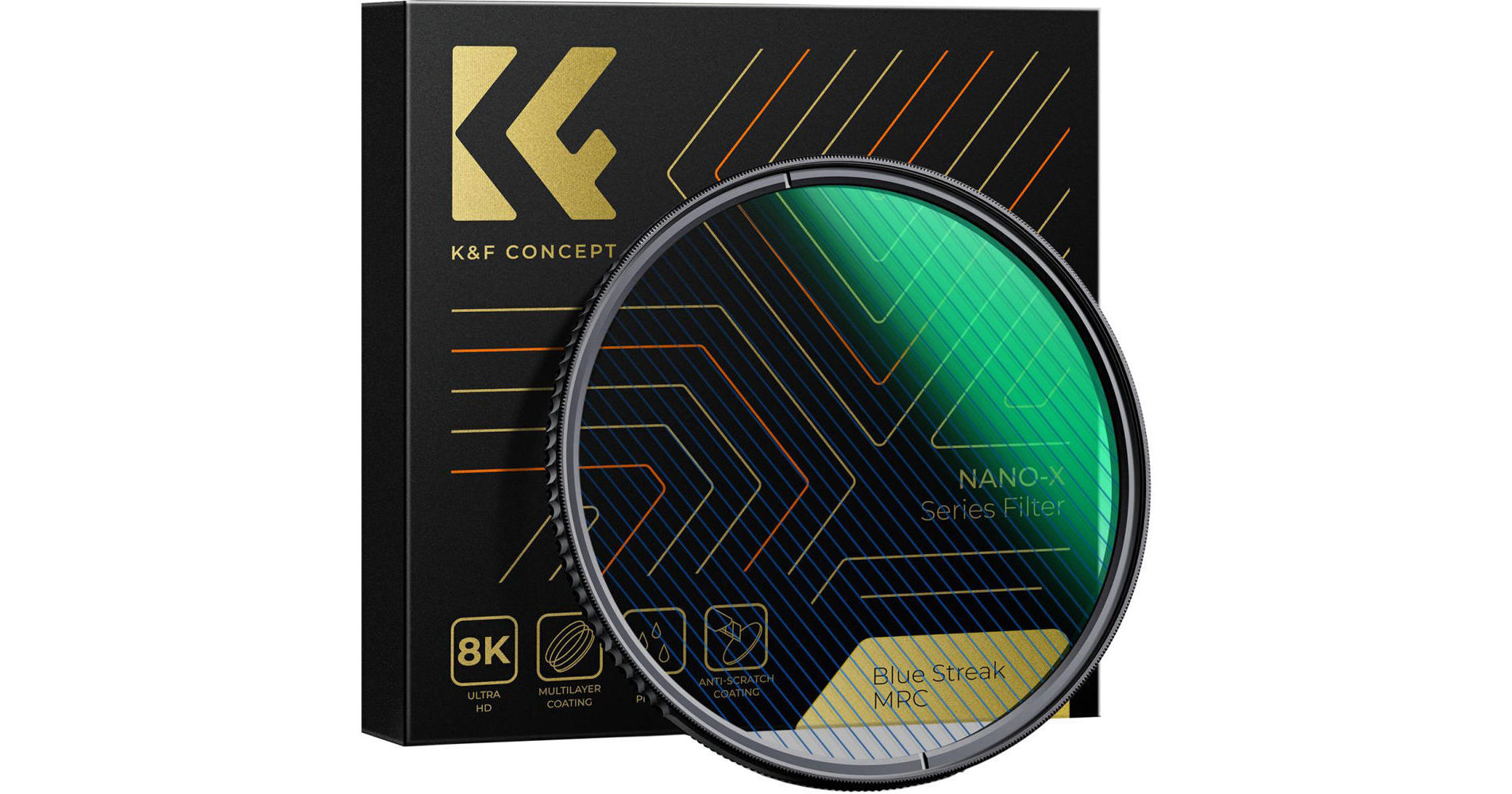 K&F Concept Nano-X Series Blue Streak Filter (58mm) KF01.2097