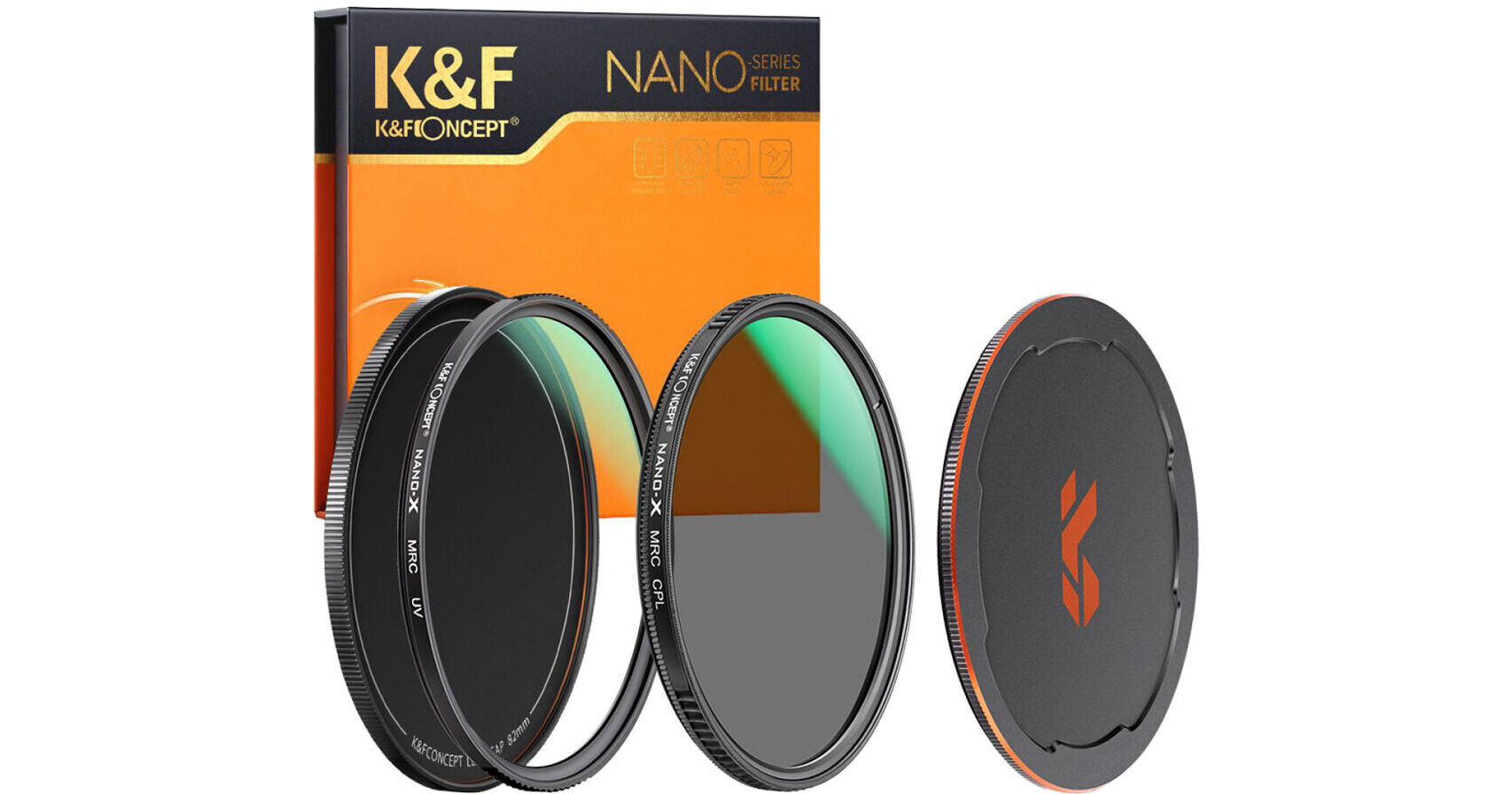 K&F Concept Nano-X Series MCUV & CPL Filter Kit (67mm) SKU.1663