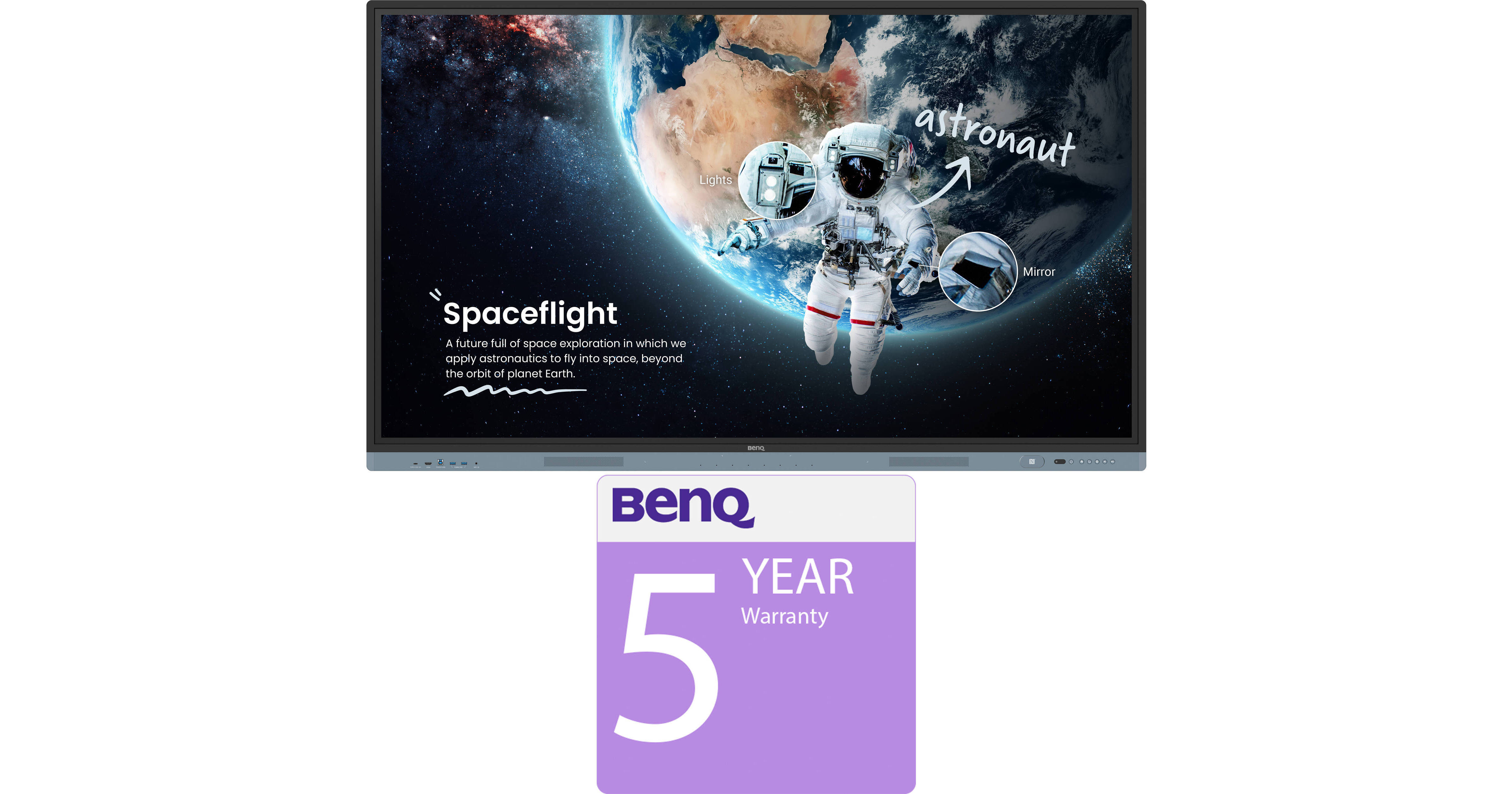 BenQ EDLA Board Master RM04 Series 86" UHD 4K Touchscreen