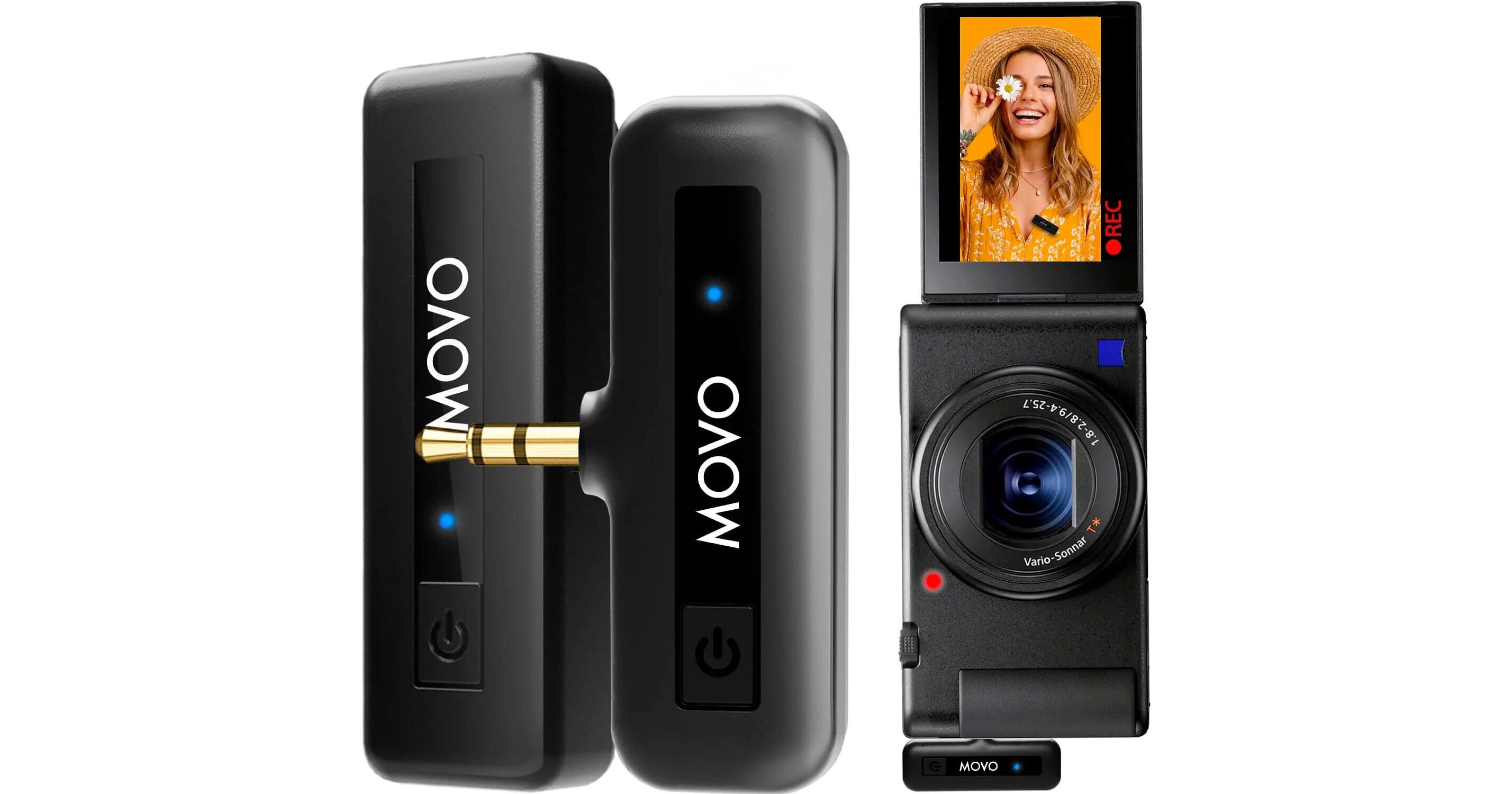 Movo Photo Mini Wireless Microphone System WIRELESS-MINI B&H