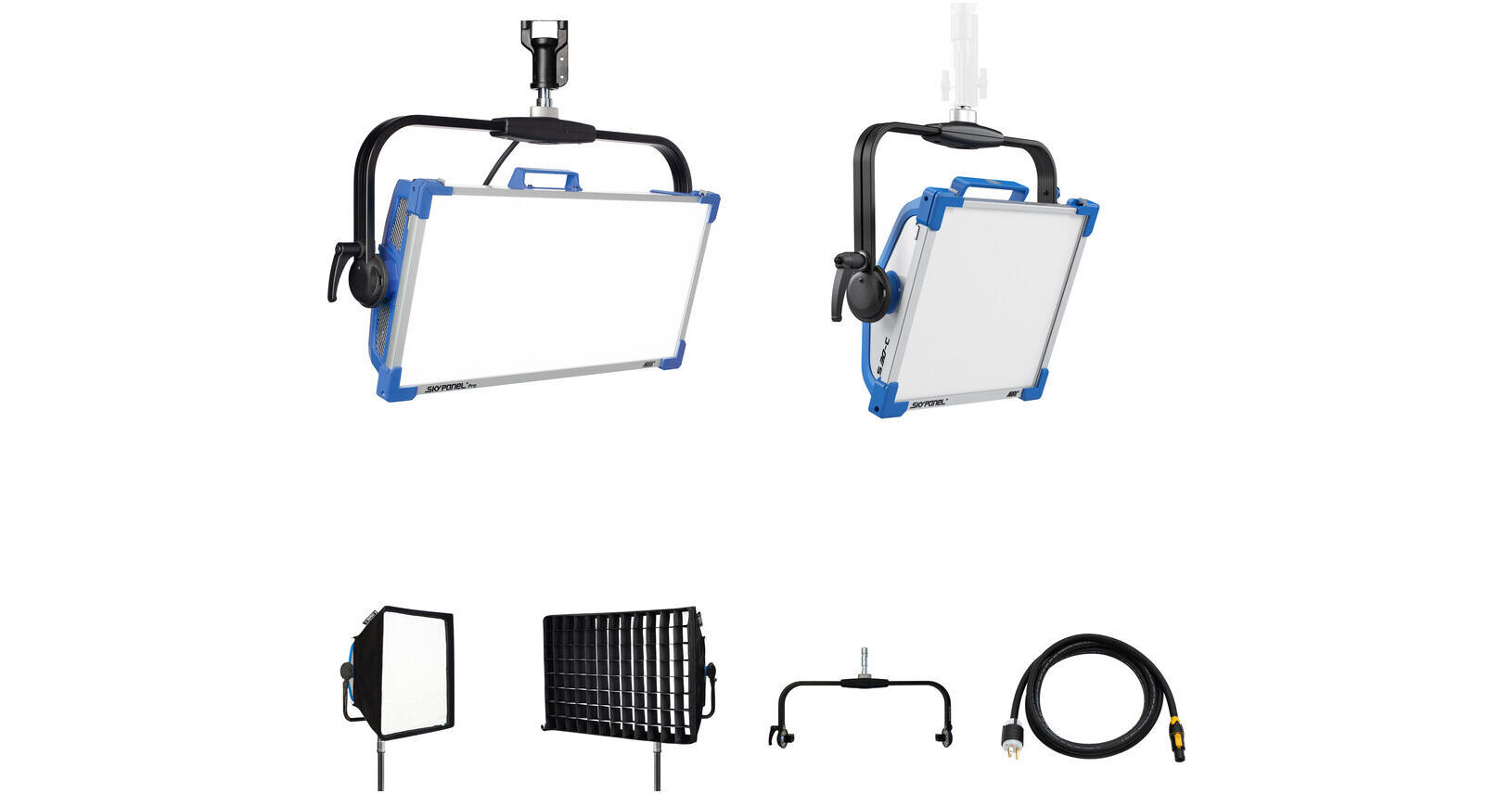 ARRI SkyPanel S60-C and S30-C LED Lights with Softboxes Kit