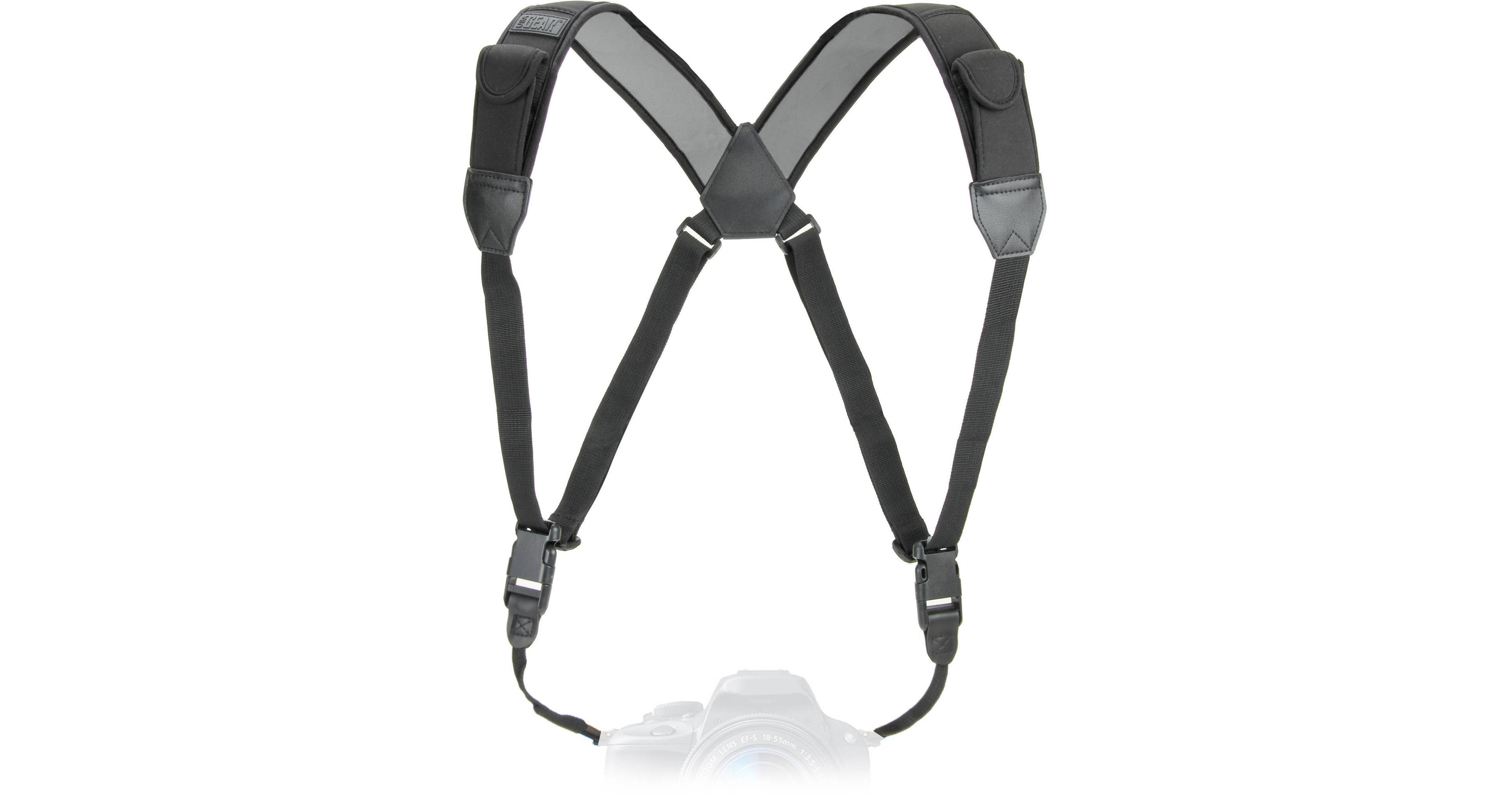 USA GEAR TrueSHOT Camera Chest Harness Strap GRCMHS0100BKUS B&H