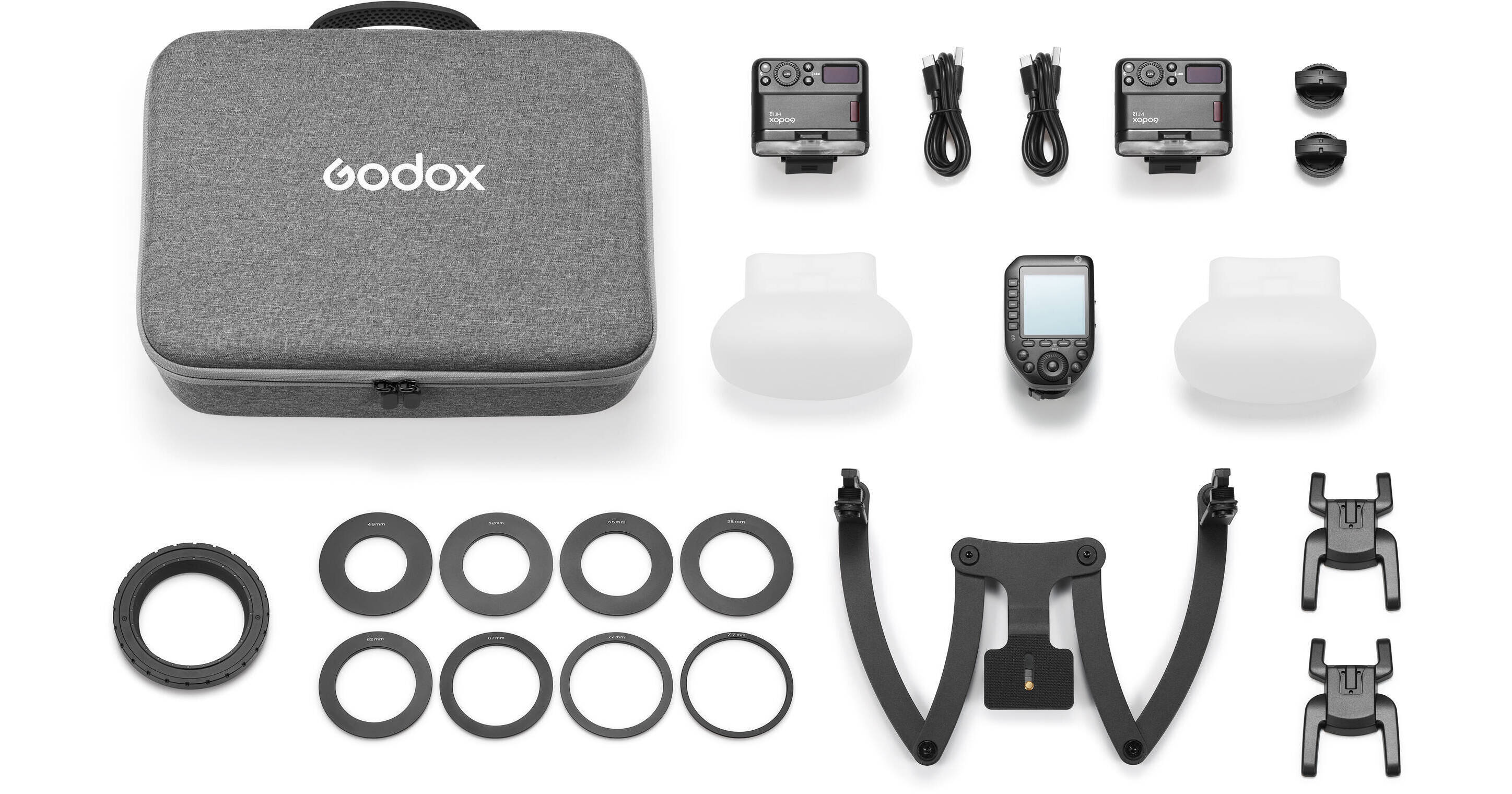 Godox MF12 Dental Macro Flash with Bracket Kit for Sony MF12-DK2