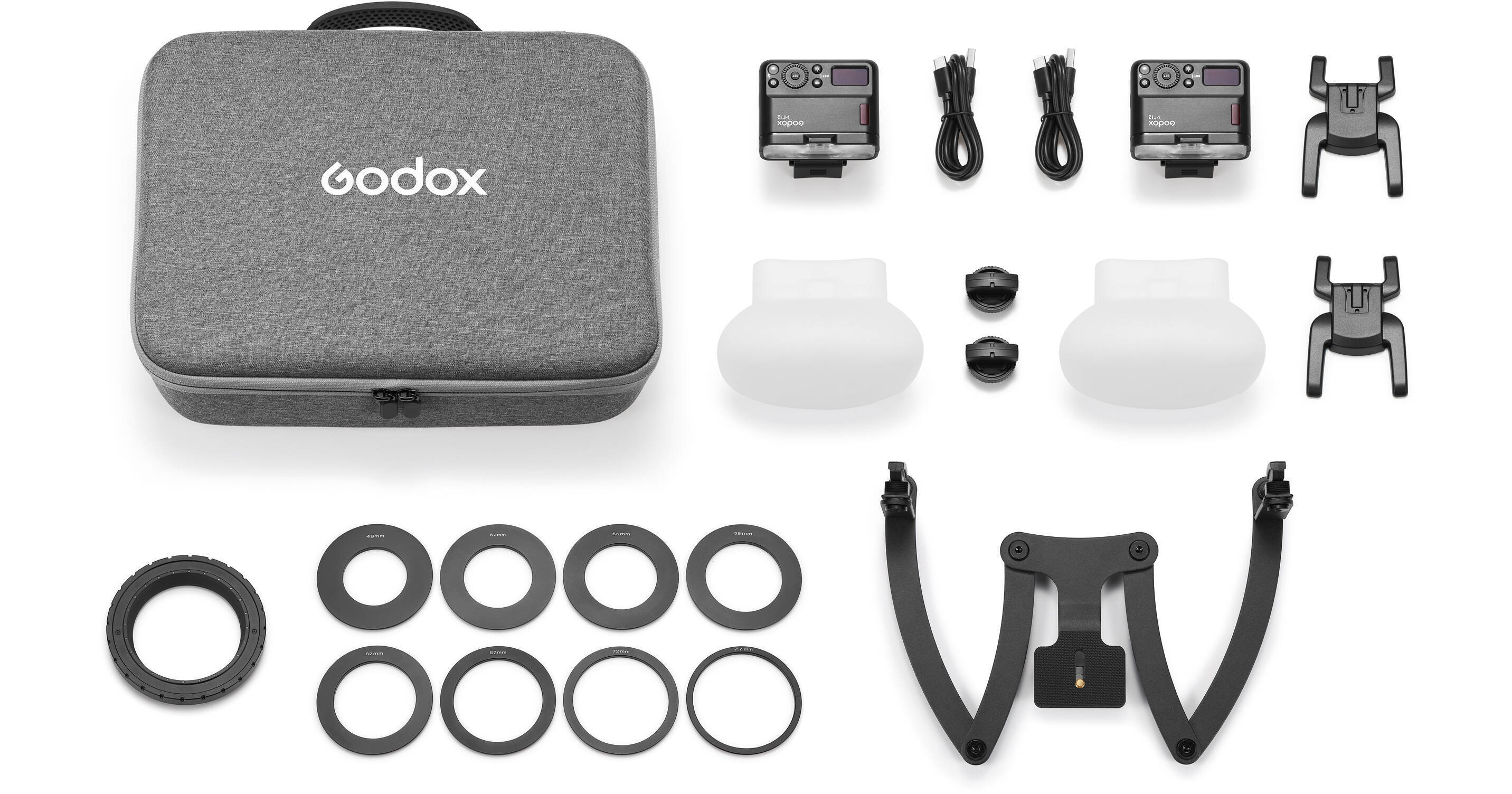 Godox MF12 Dental Macro Flash Kit MF12-DK3 B&H Photo Video