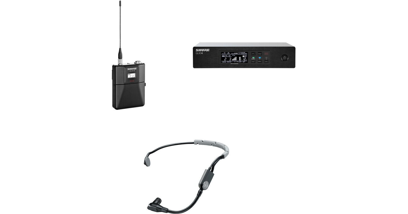 Shure QLXD14/SM35 Digital Wireless Cardioid Performance Headset