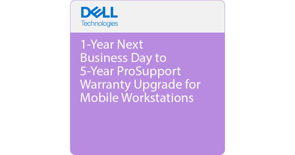 Dell 1-Year Next Business Day to 5-Year ProSupport 819-5715 B&H