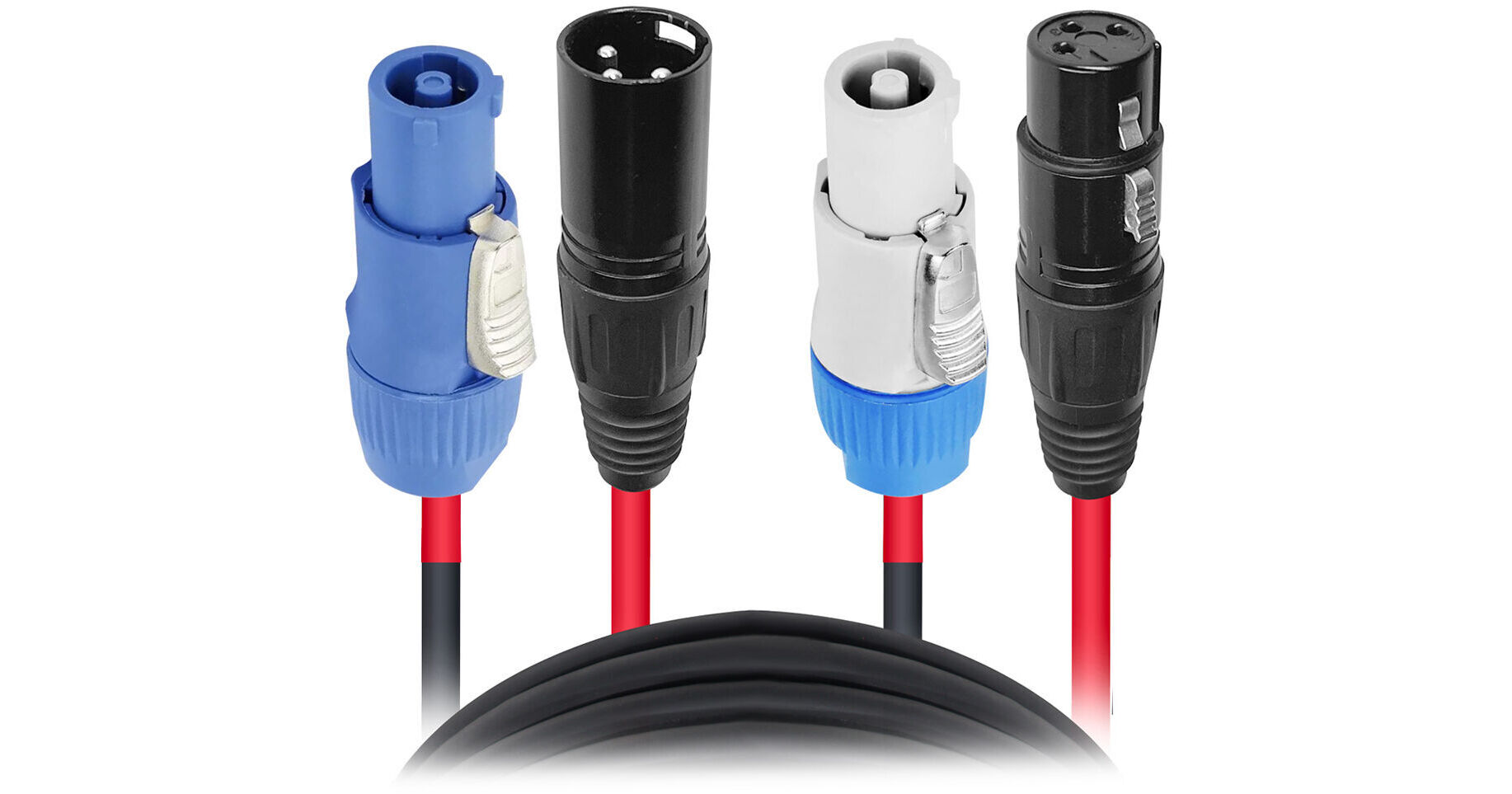 ProX Jumper PowerKon and XLR Link Cable (10') XC-PWC14-XLR10 B&H