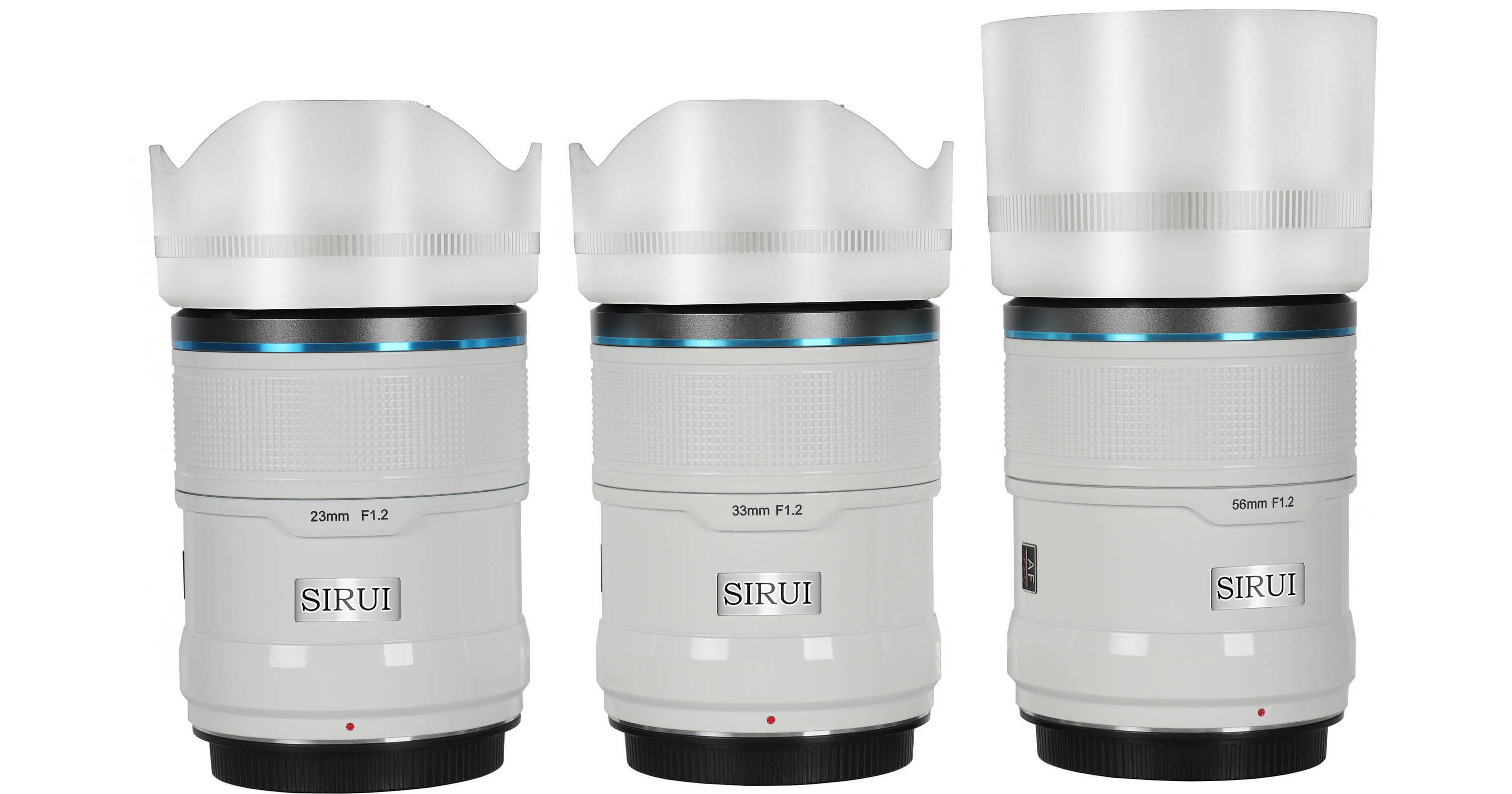 Sirui Sniper f/1.2 Autofocus 3-Lens Kit (Sony E, White) AS-3S-EW