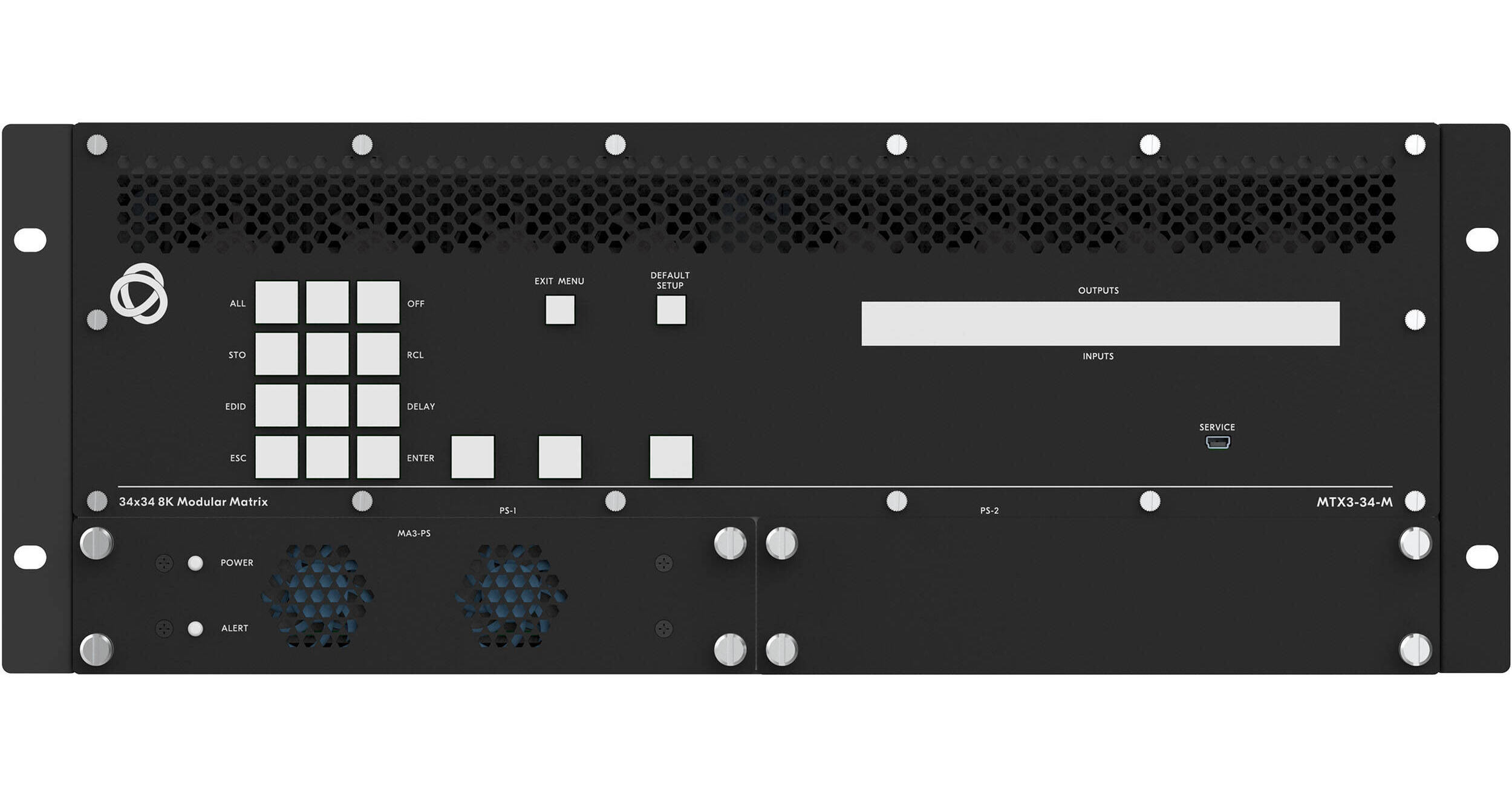 Kramer 34x34 8K Flexible Modular Matrix Chassis MTX3-34-M B&H
