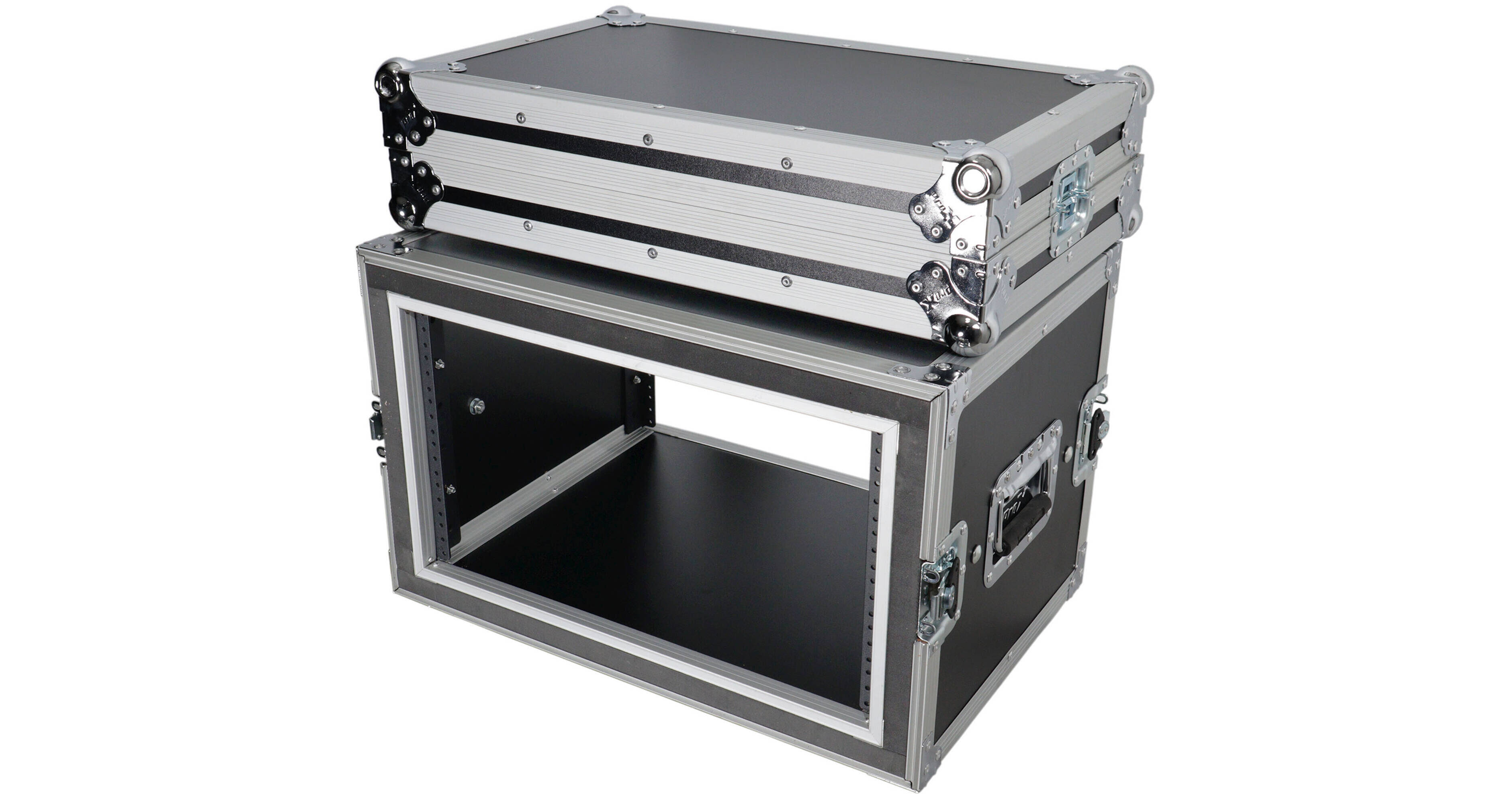 ProX Vertical Effects Rack 14" Deep Front to Rear Rail T-6RSP14