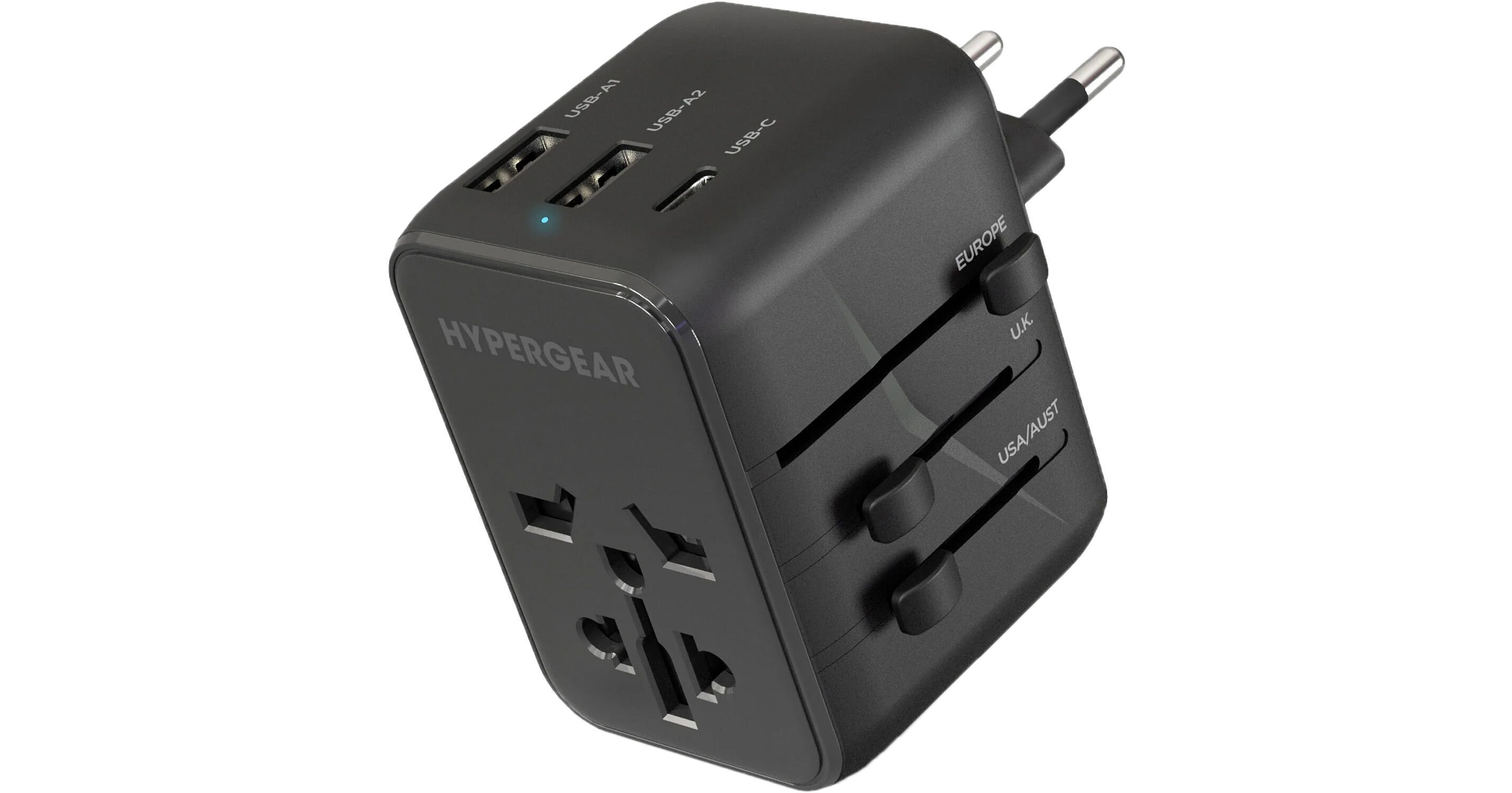 HyperGear 4-in-1 Worldwide Travel Adapter 15822 B&H Photo Video