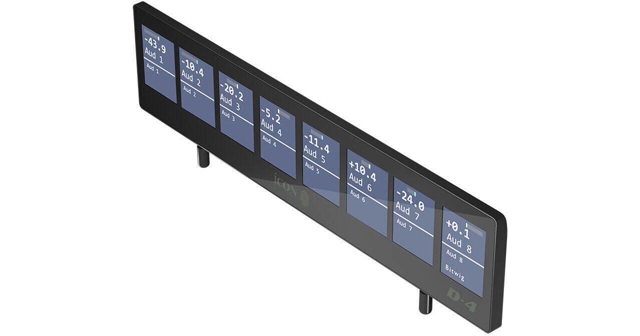 Icon Pro Audio D4 Display for P1-X DAW Control Expander P1D4 B&H