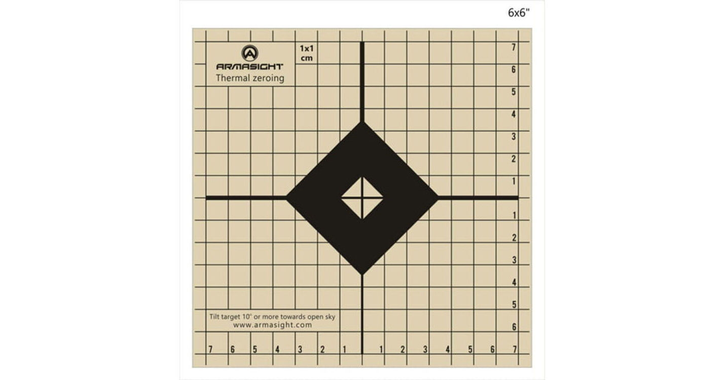 Armasight Thermal Zeroing Target (10-Pack) AGTGTZE010 B&H Photo