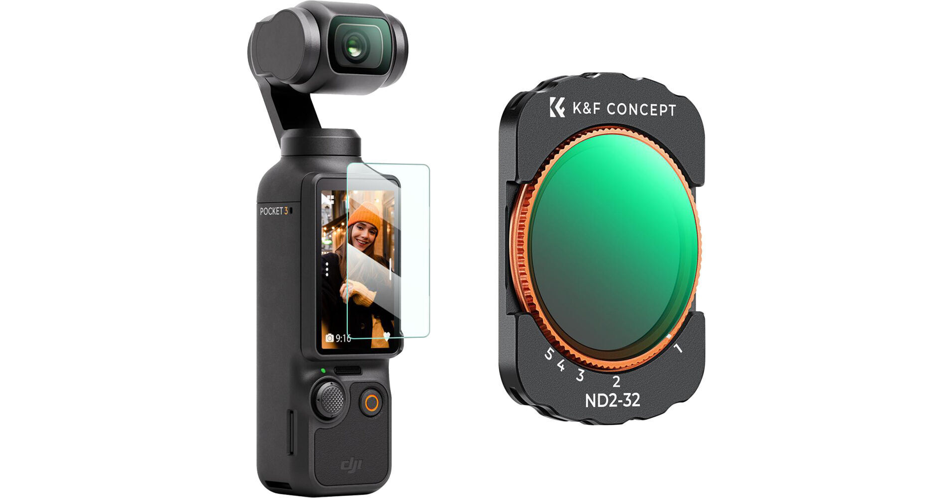 K&F Concept Nano-X Series VND2-32 Filter with Green KF01.2544