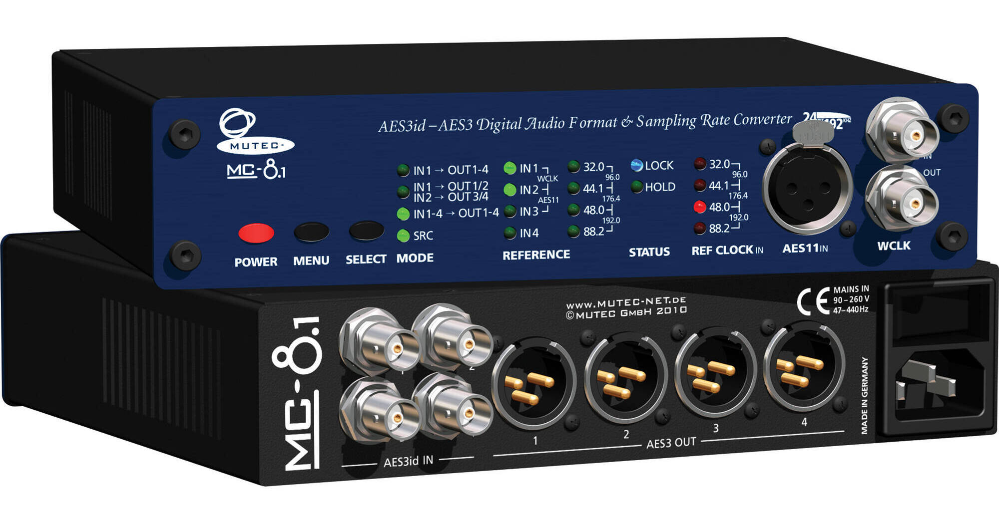 Mutec MC8.1 Multichannel Interface and Sampling Rate MC8.1 B&H