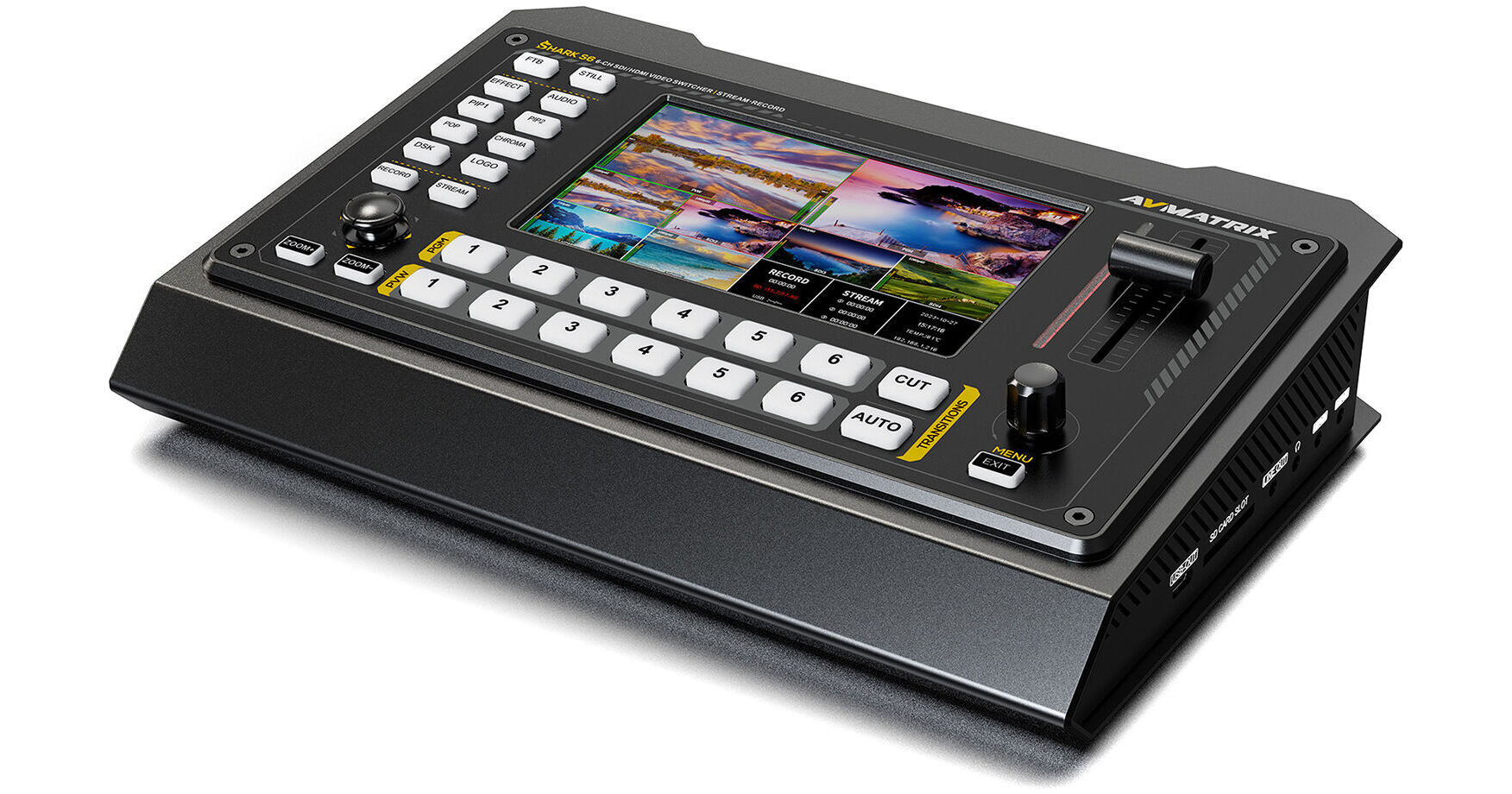 AVMATRIX Shark S6 6-Channel HDMI/SDI Video Switcher SHARK S6 B&H