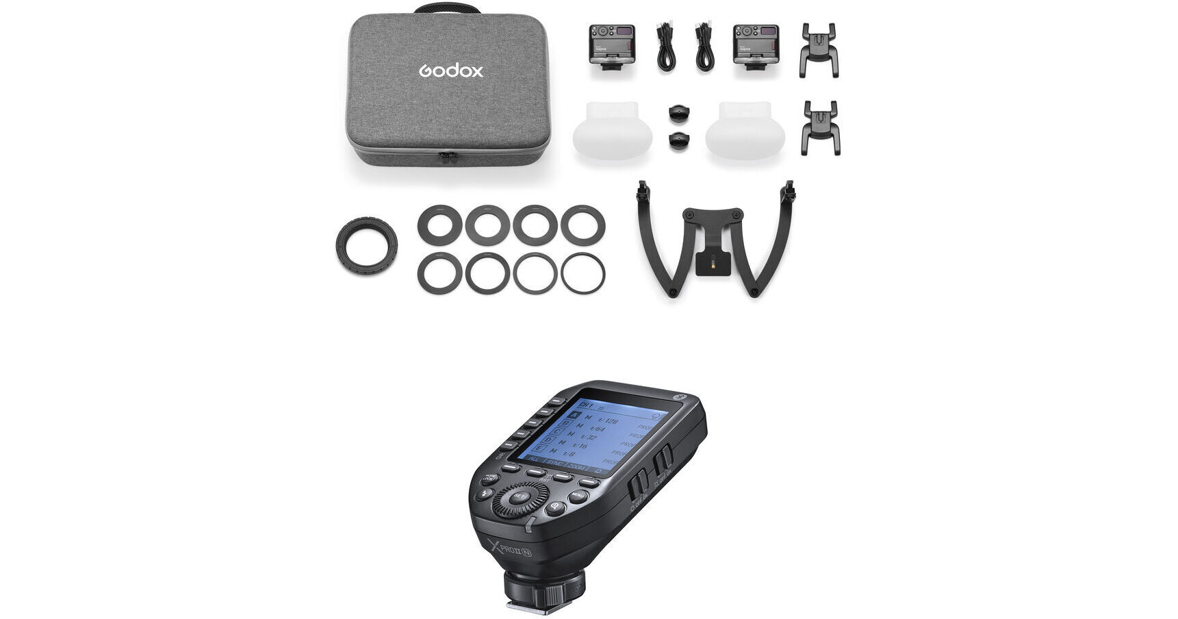 Godox MF12 Dental Macro Flash Kit with Trigger for Nikon Cameras