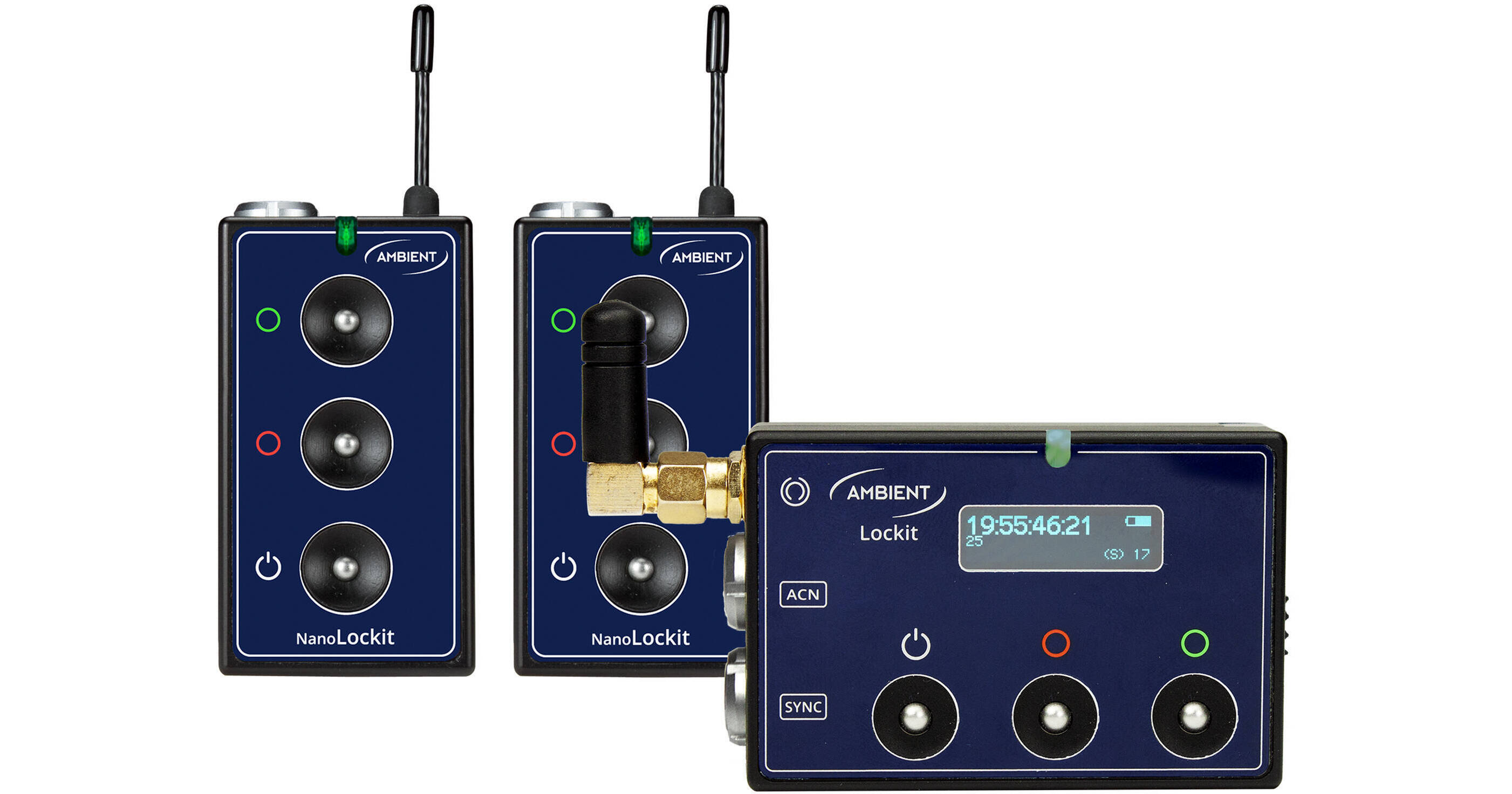 Ambient Recording Lockit and 2 x NanoLockit ACN-CL2NL-SET B&H