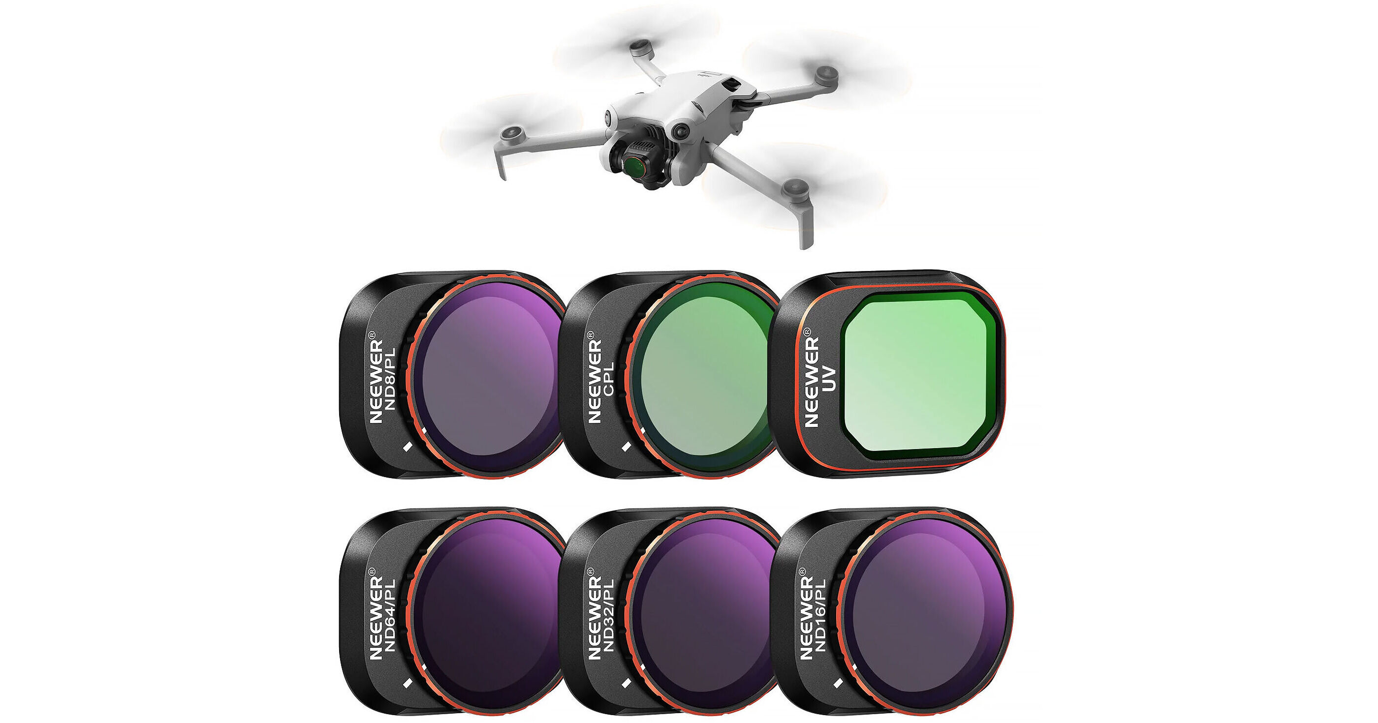 Neewer UV/CPL & ND/PL Filter Set for DJI Mini 4 Pro 66603672 B&H