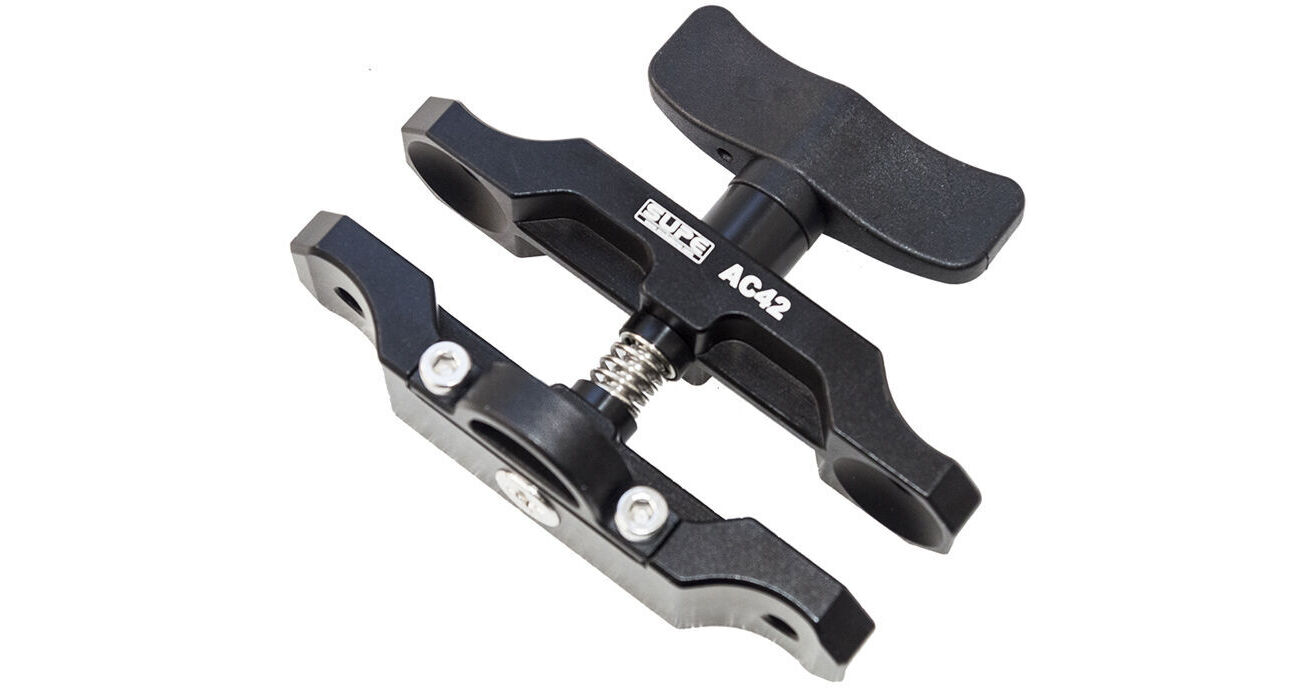 Scubalamp AC42 Long Tri-Compression Clamp (Black) AC42-B B&H