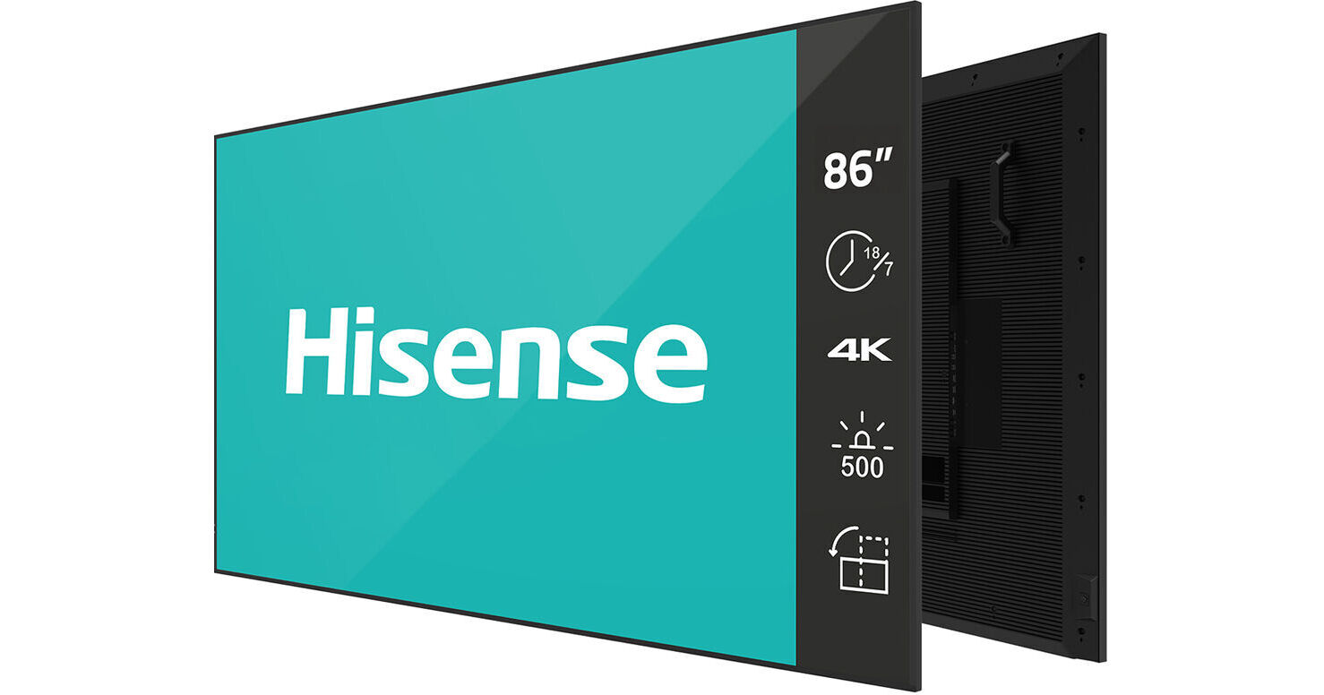 Hisense GM50D Series 86" UHD 4K Commercial Monitor 86GM50D B&H
