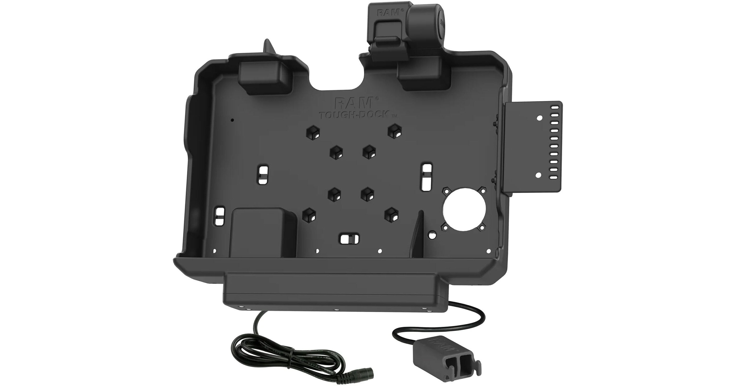 RAM MOUNTS Form-Fit Powered Holder for Getac ZX10