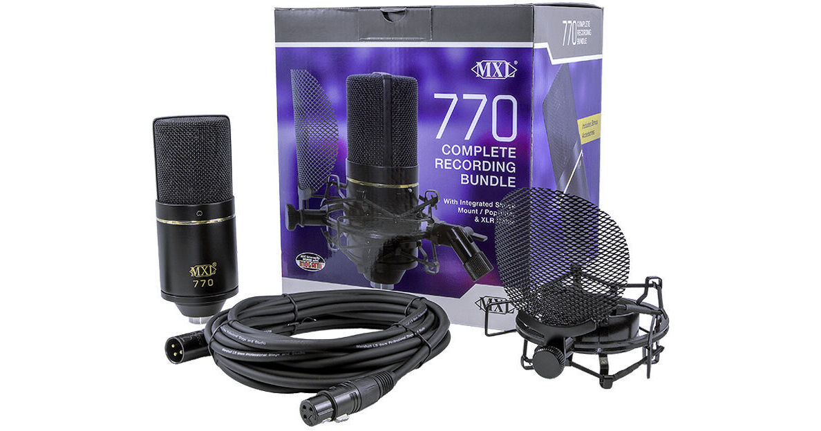 MXL 770 Complete Bundle - 770 Condenser MXL 770 COMPLETE B&H