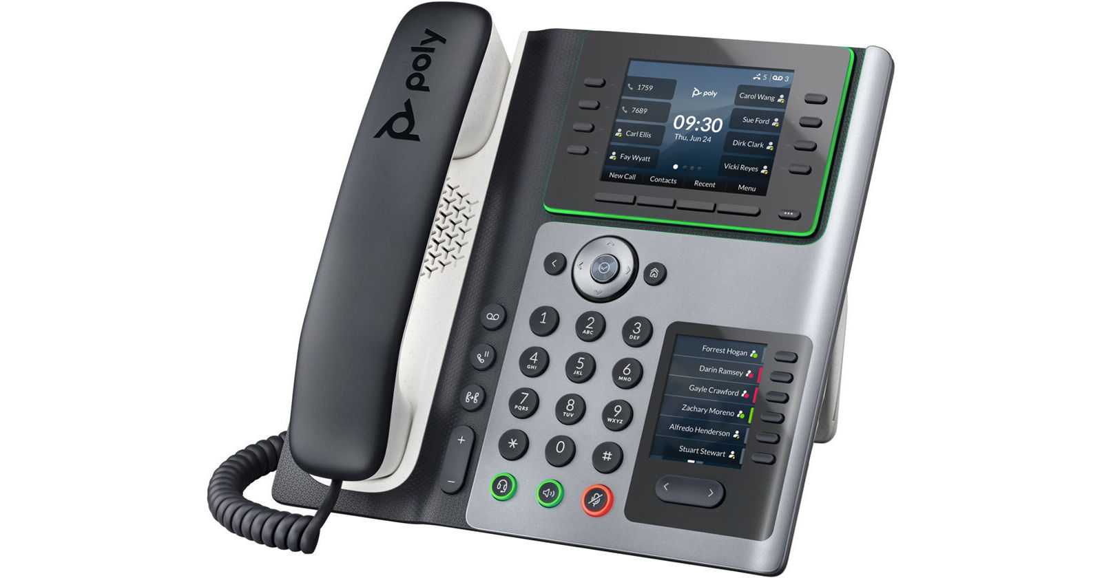 Poly Edge E450 IP Desk Phone 82M90AA B&H Photo Video