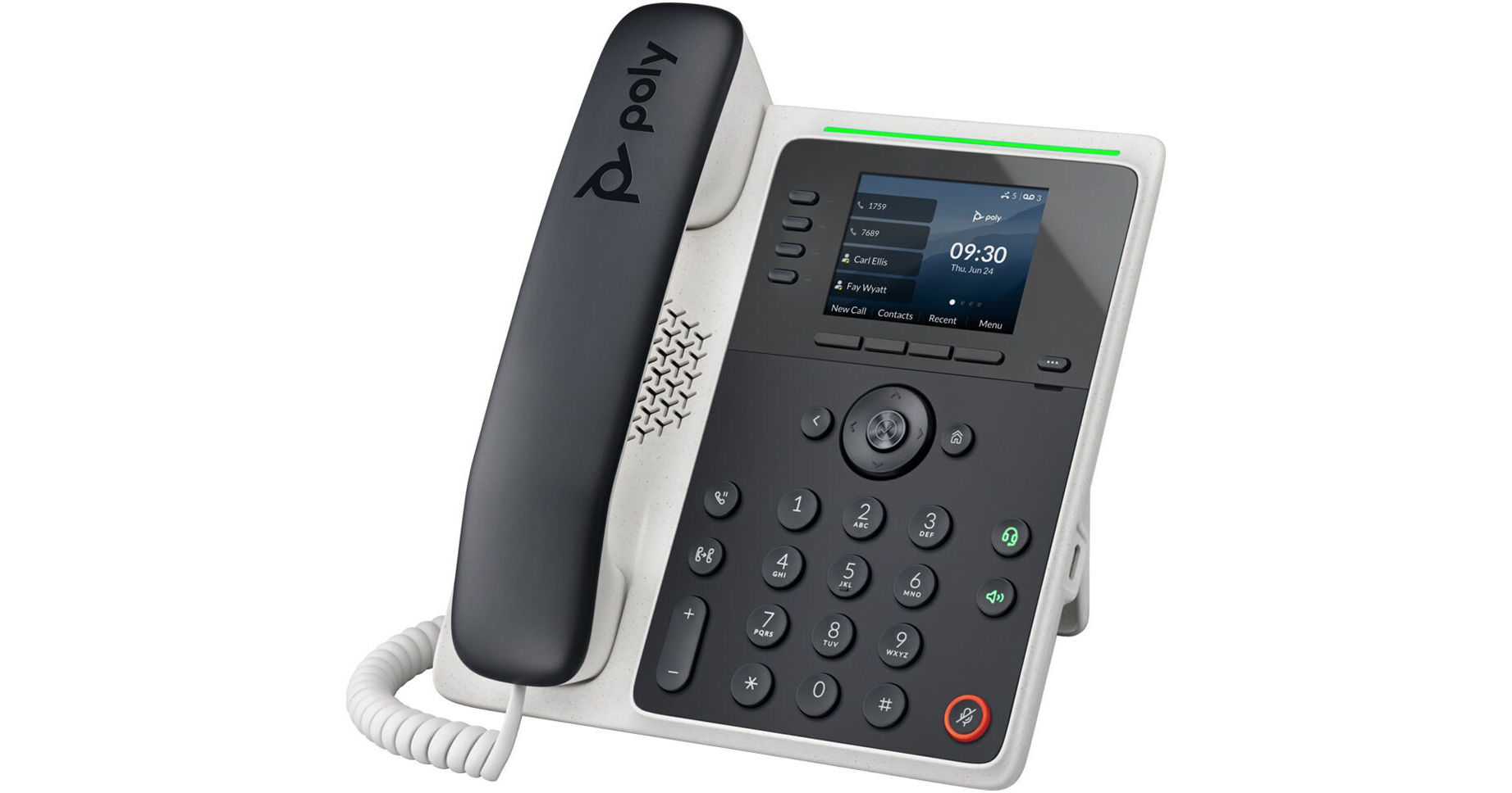Poly Edge E220 IP Desk Phone with Power Adapter 89B50AA#ABA B&H