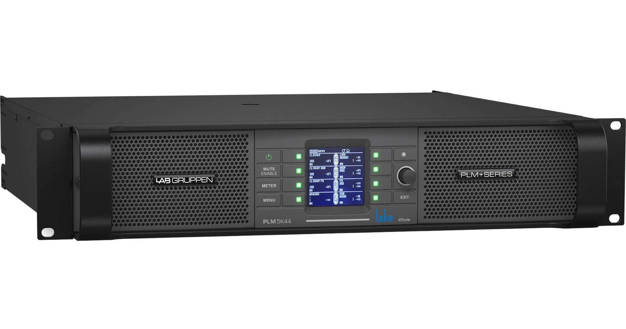 Lab.Gruppen PLM 5K44 5000W 4-Channel Amplifier with Lake PLM