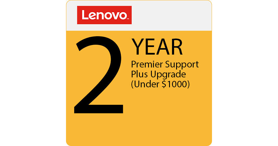 Lenovo 2-Year Premier Support Plus Upgrade from 1-Year