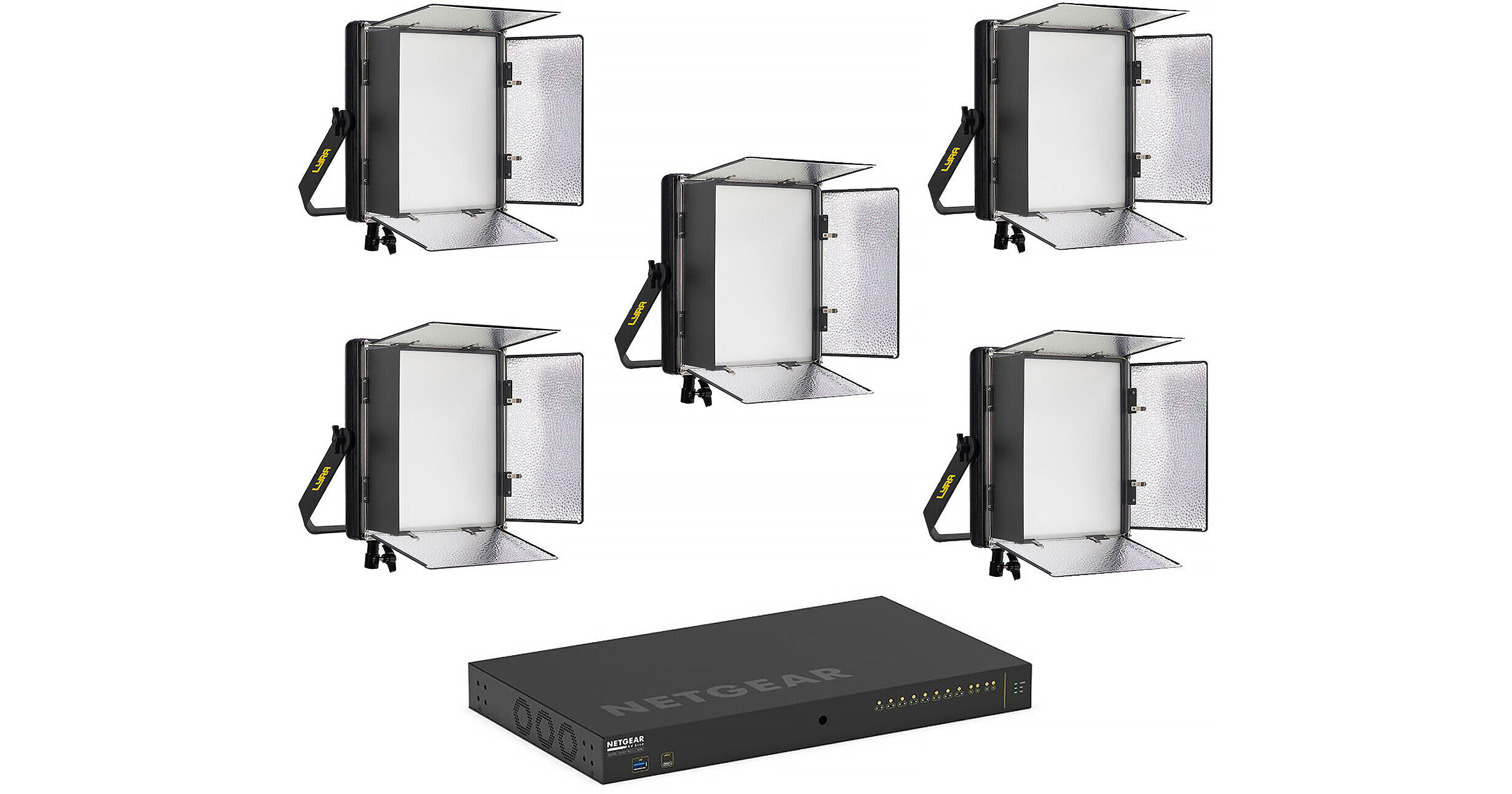 ikan Lyra LBX10-PoE Bi-Color LED Light Panel LBX10-POE-5L-1S B&H